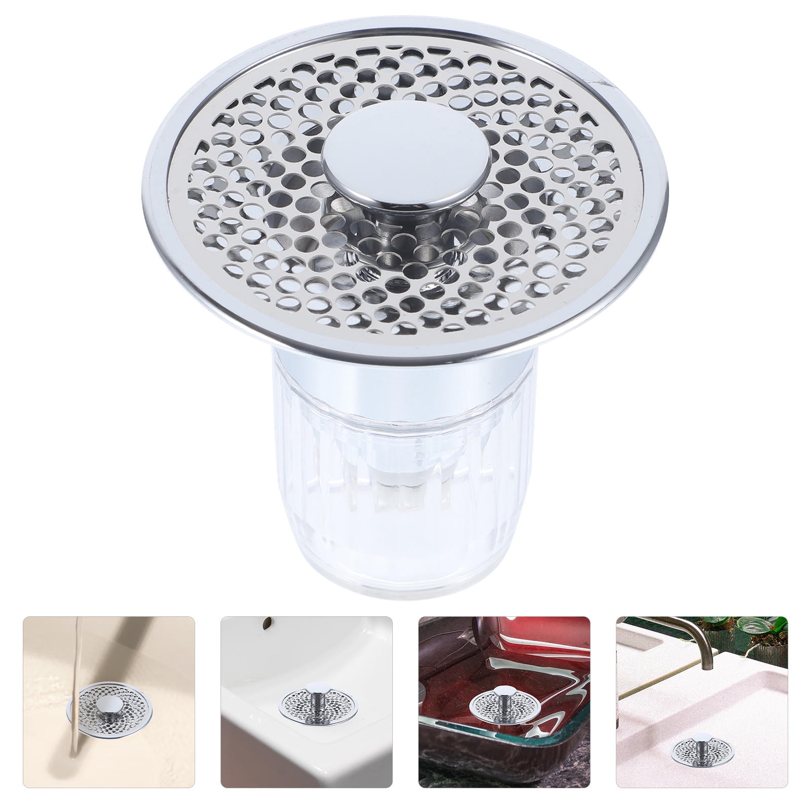 ULTNICE Basin Hole Stopper Debris Prevention Water Retention 1Pcs 2.4X2 ...