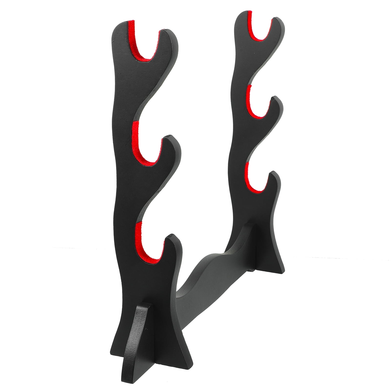 ULTNICE 1Pack Black Wood Sword Display Stand for History Enthusiasts ...