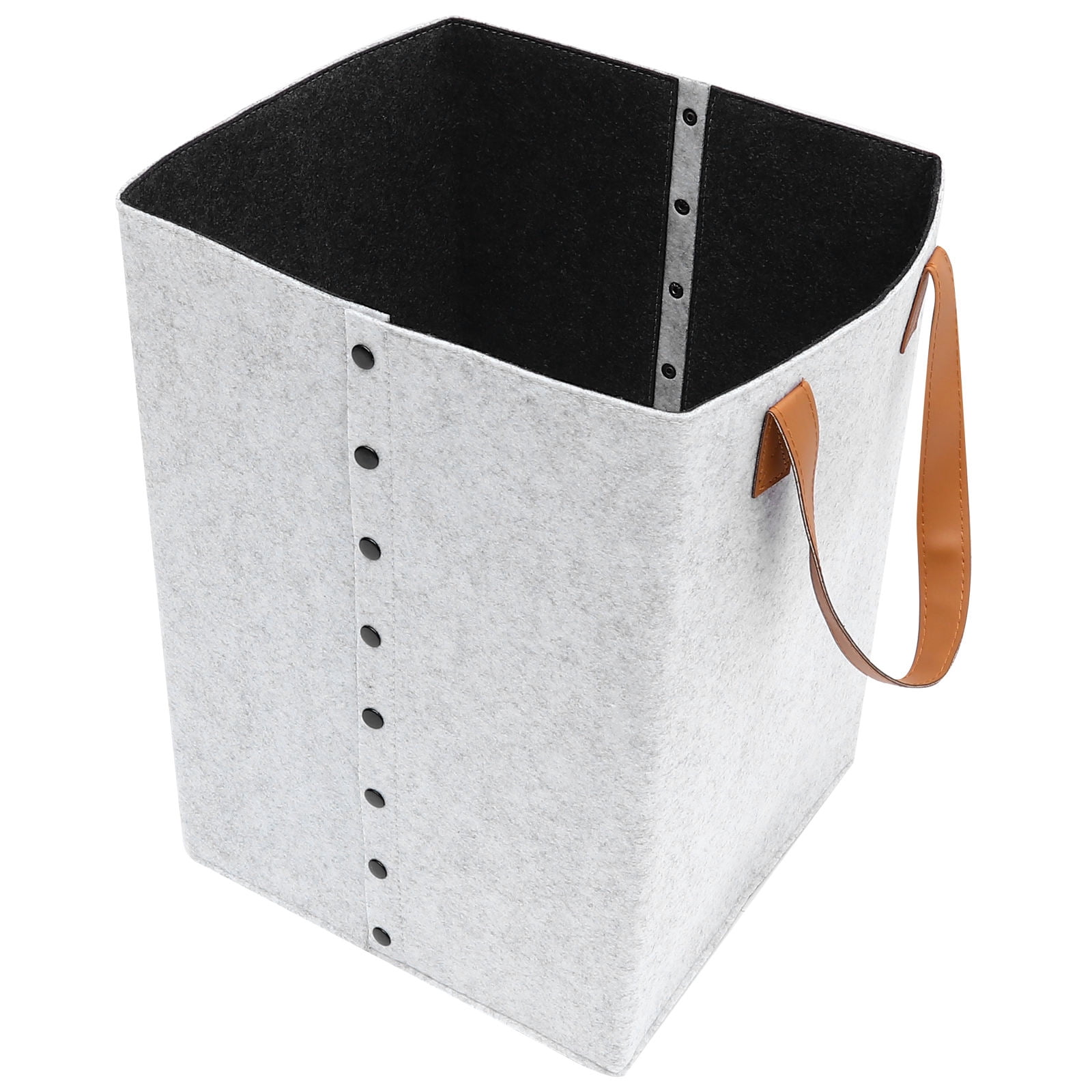 ULTNICE Felt Laundry Hamper Storage Light Grey 1Pack 16.5X11.8X11.8In ...