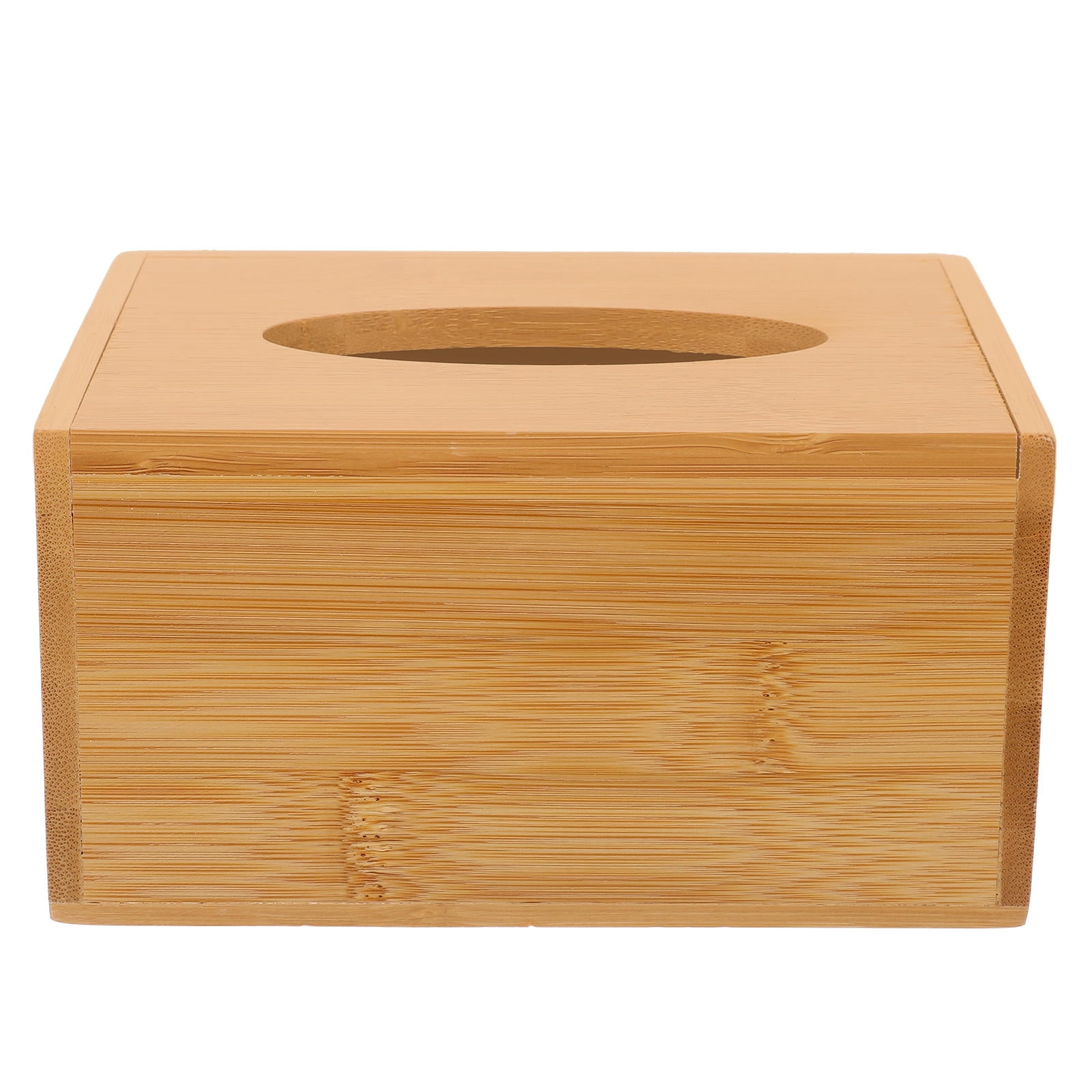 ULTNICE 1Pcs Rectangular Bamboo Tissue Box Holder Non-Punching Design ...