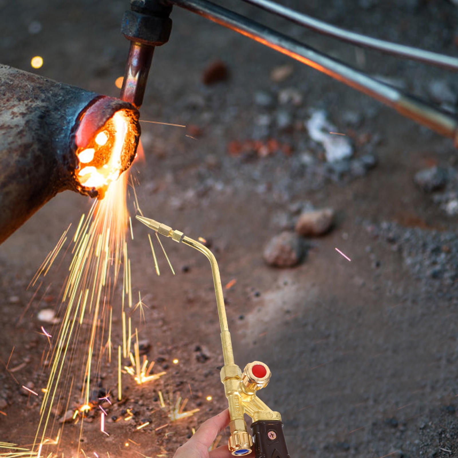 ULTNICE Map Gas Torch Soldering Torch Head Copper for Hobbyists in ...