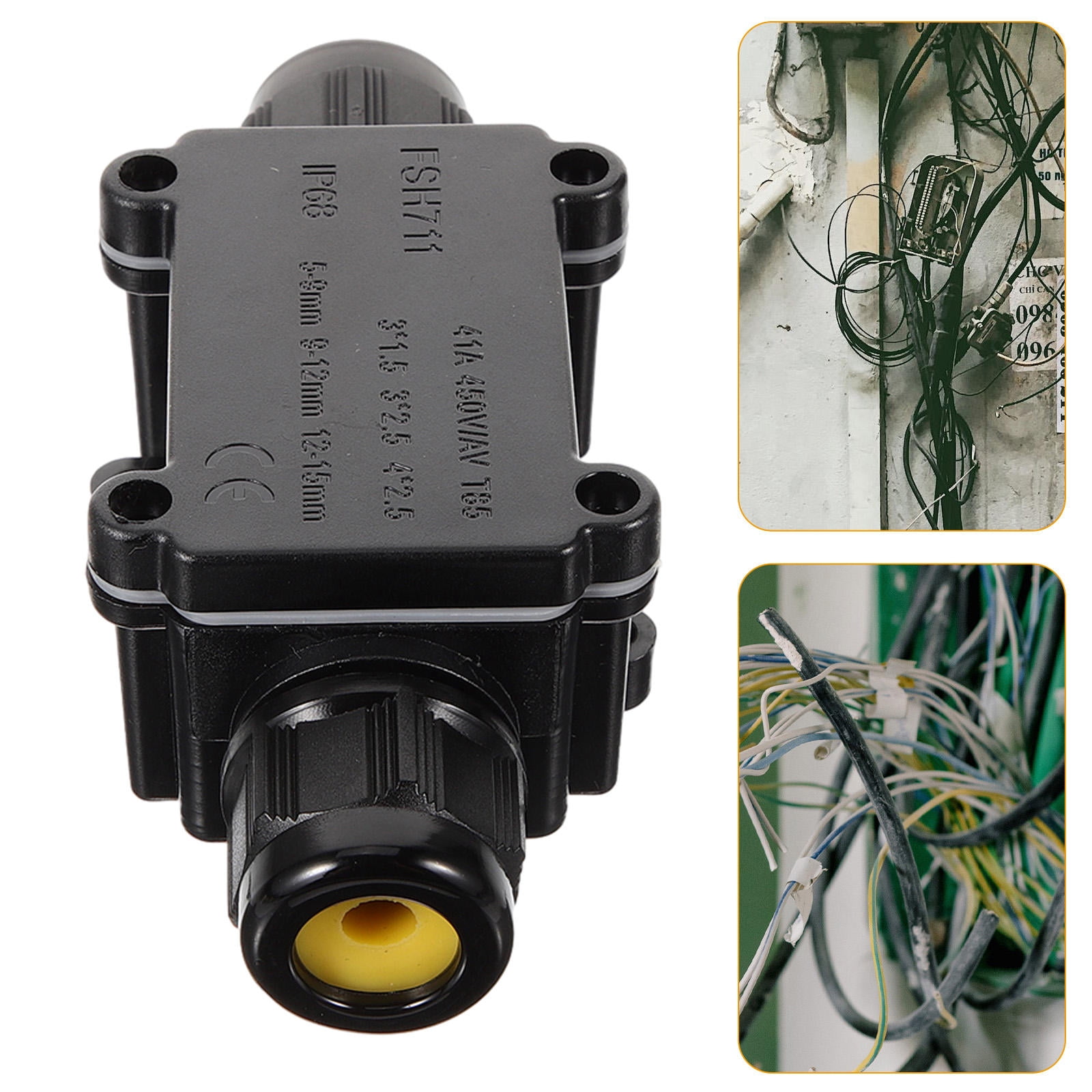 ULTNICE 1Set PC Material Electric Junction Box Waterproof Design for ...