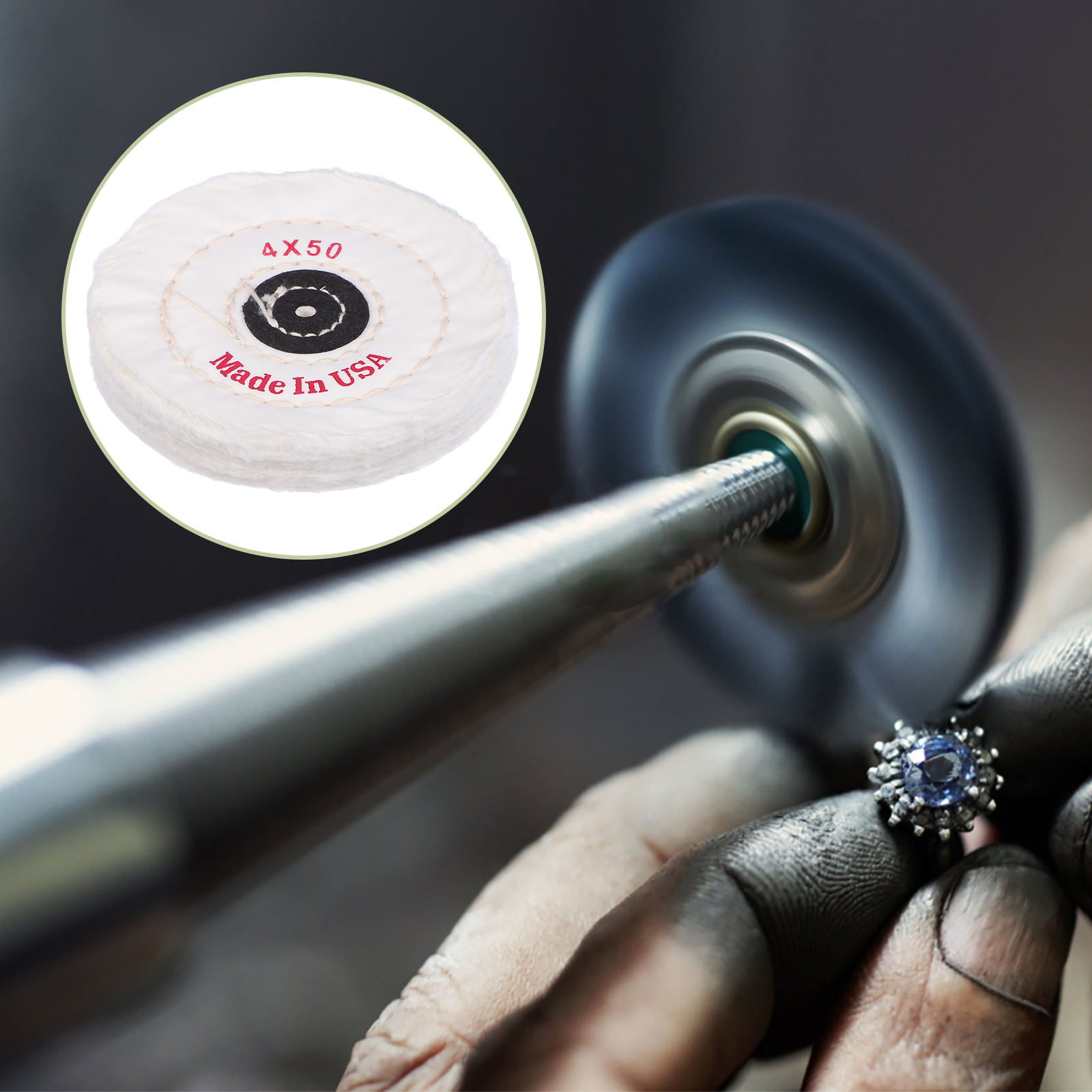 ULTNICE 1Set Small Felt Buffing Wheel for Jewelry and Watch Waxing 4 ...