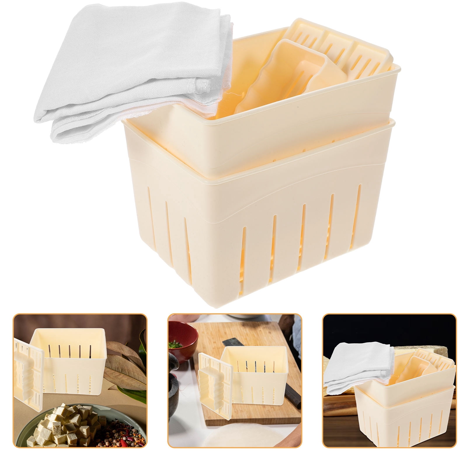 ULTNICE 2 Sets Tofu Presser Tofu Press Household Tofu Mold Pressing ...