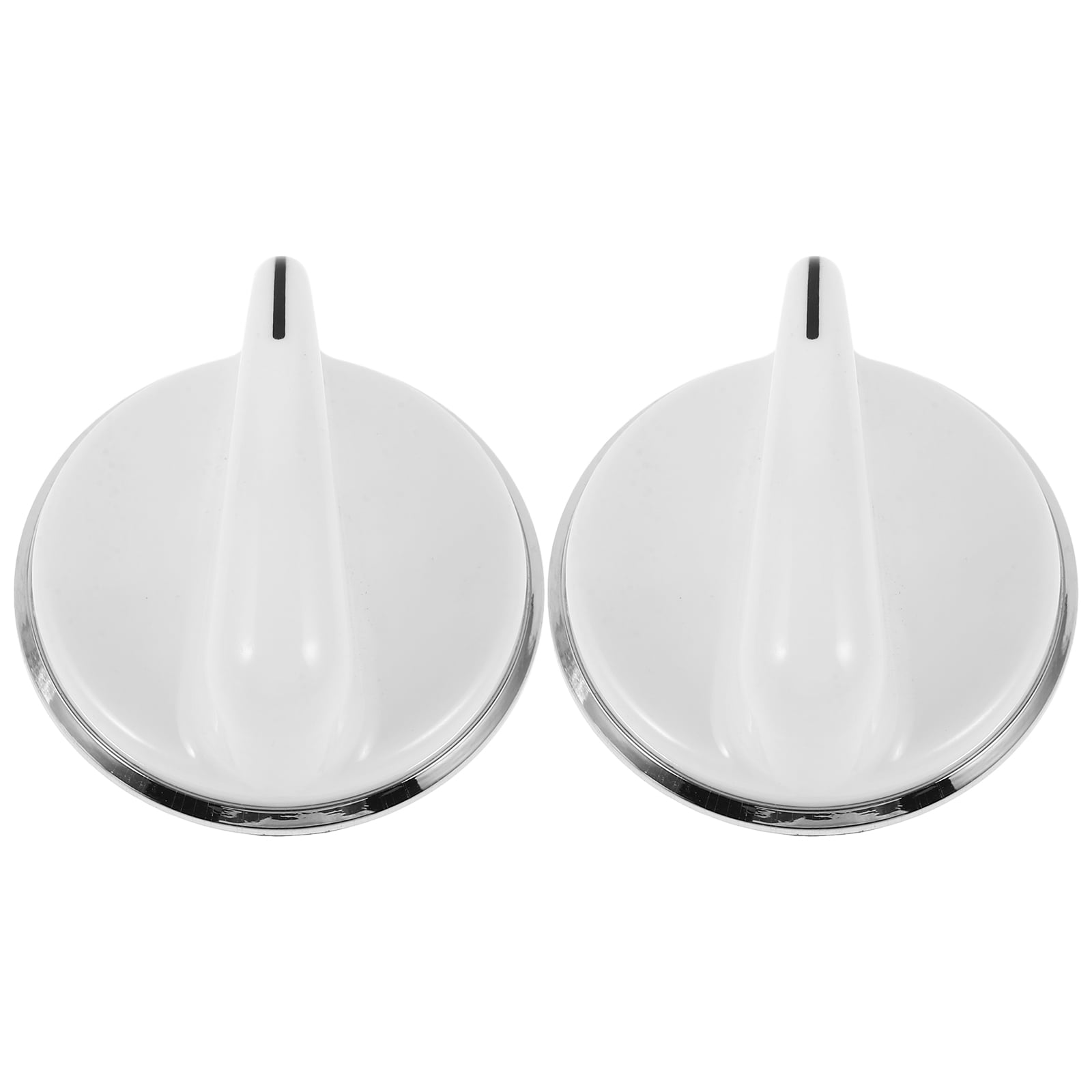 ULTNICE 2Pack White Plastic Round Washing Machine Knobs Timer Control Adjustable Settings For ...