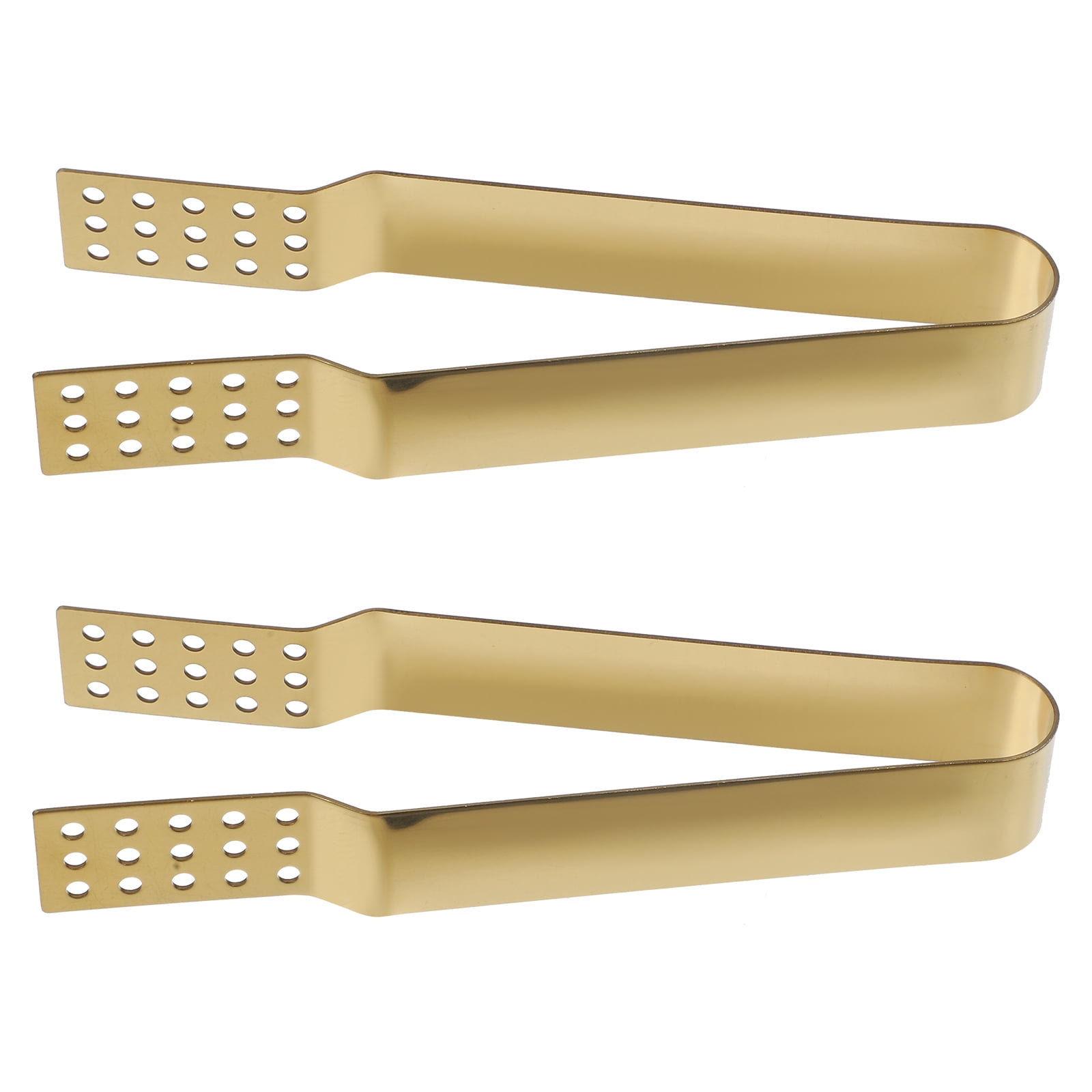 ULTNICE 2Pcs Simple Design Stainless Steel Tea Bag Tongs for Clamping ...