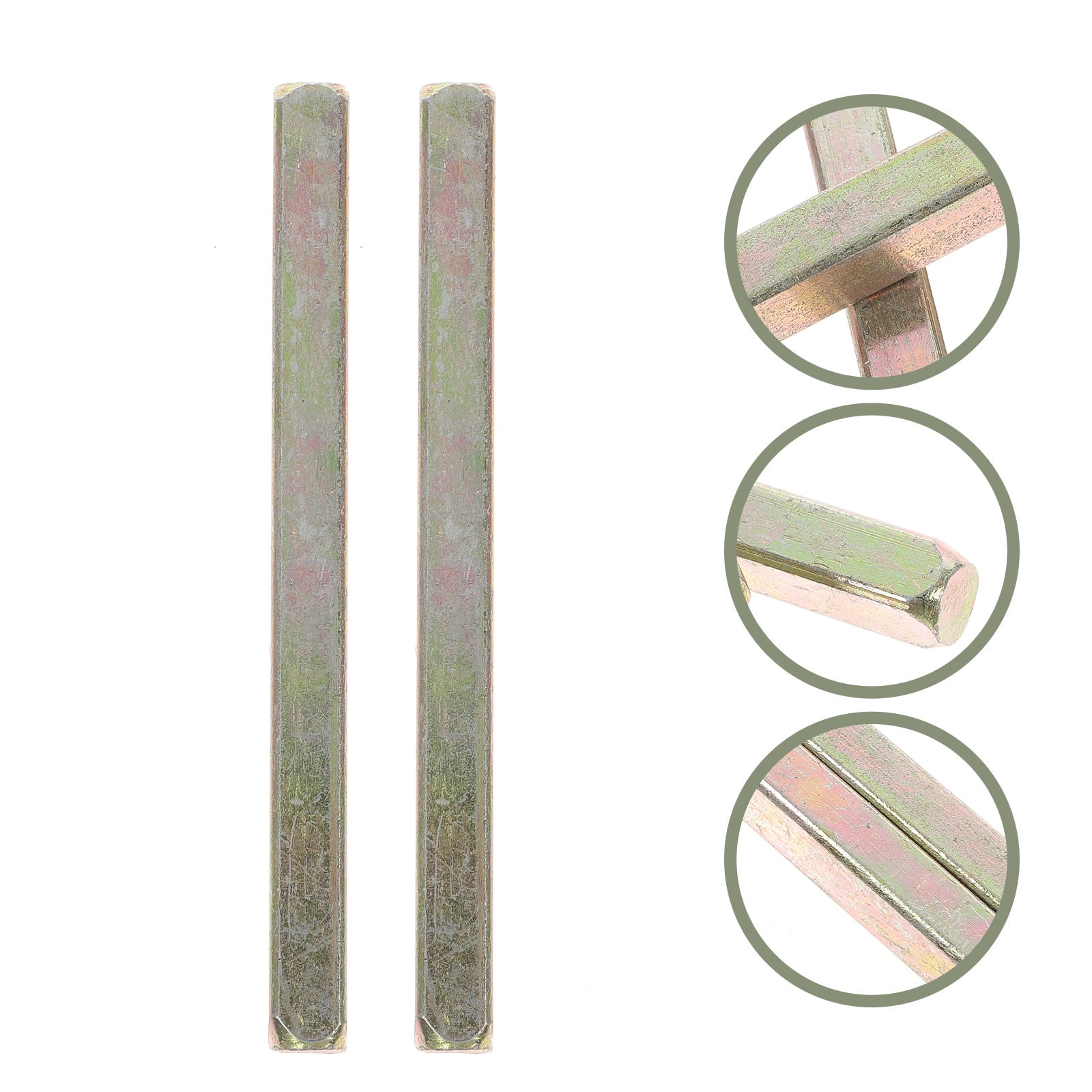 ULTNICE 2pcs Old Door Knob Replacement Door Spindle Bar 100mm Antique ...