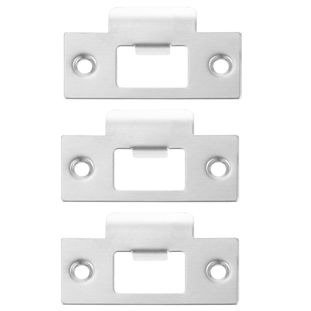 ULTNICE Door Latch Guard Plate Sets Stainless Steel T-shaped 3pcs 2.8x1 ...