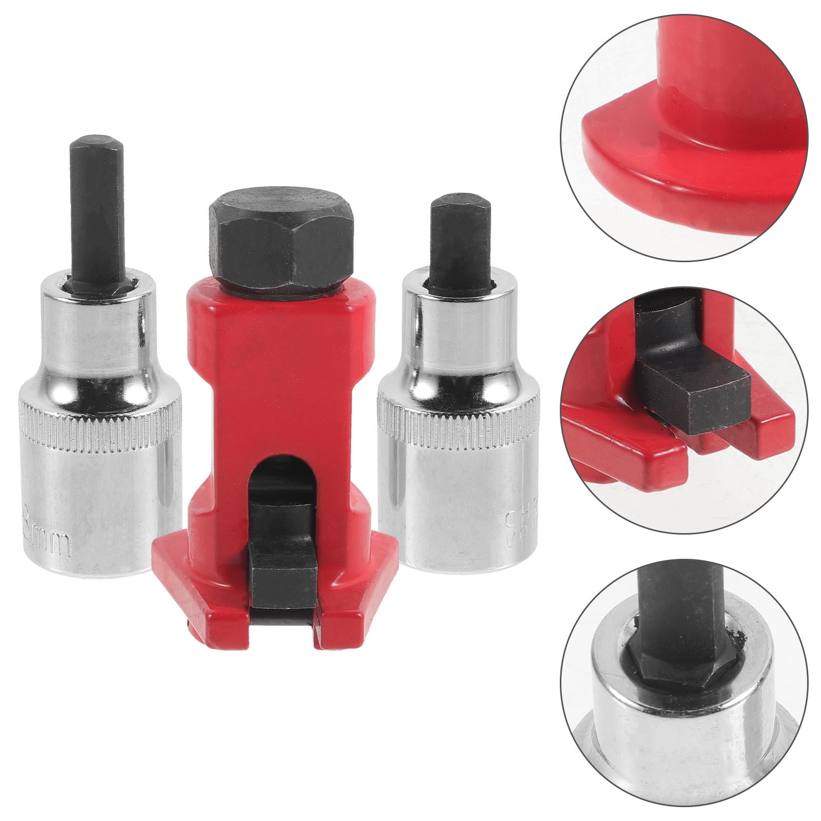 ULTNICE 3Pcs Spreader Socket Tool Strut Spreader Red Metal for Vehicles ...