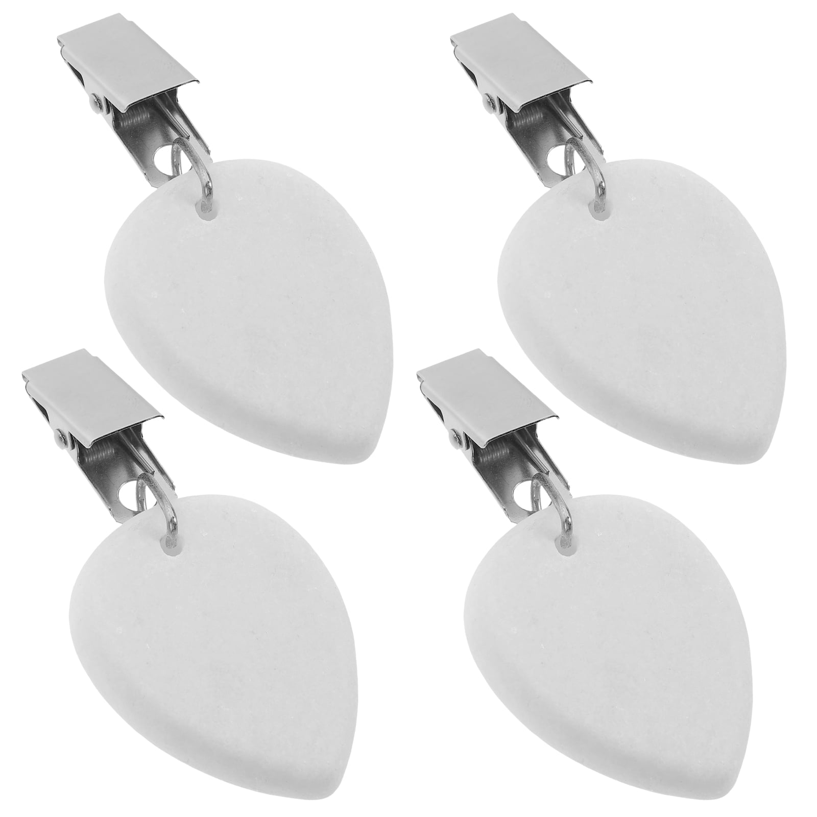 ULTNICE 4Pcs Anti Skid Tablecloth Weight Clip White Marble - Walmart.com