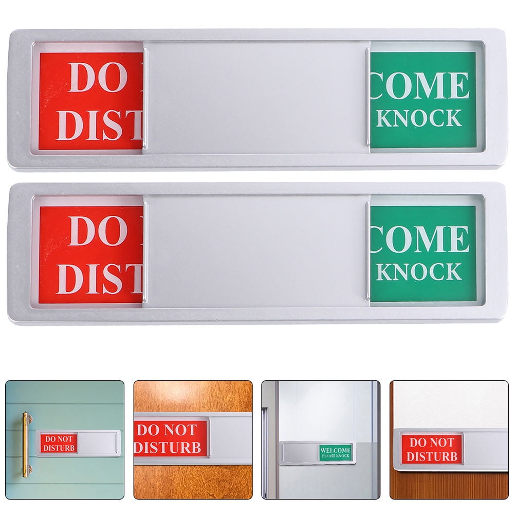 ULTNICE 4pcs Magnetic Door Sign Disturb Tags For Office Meetings ...