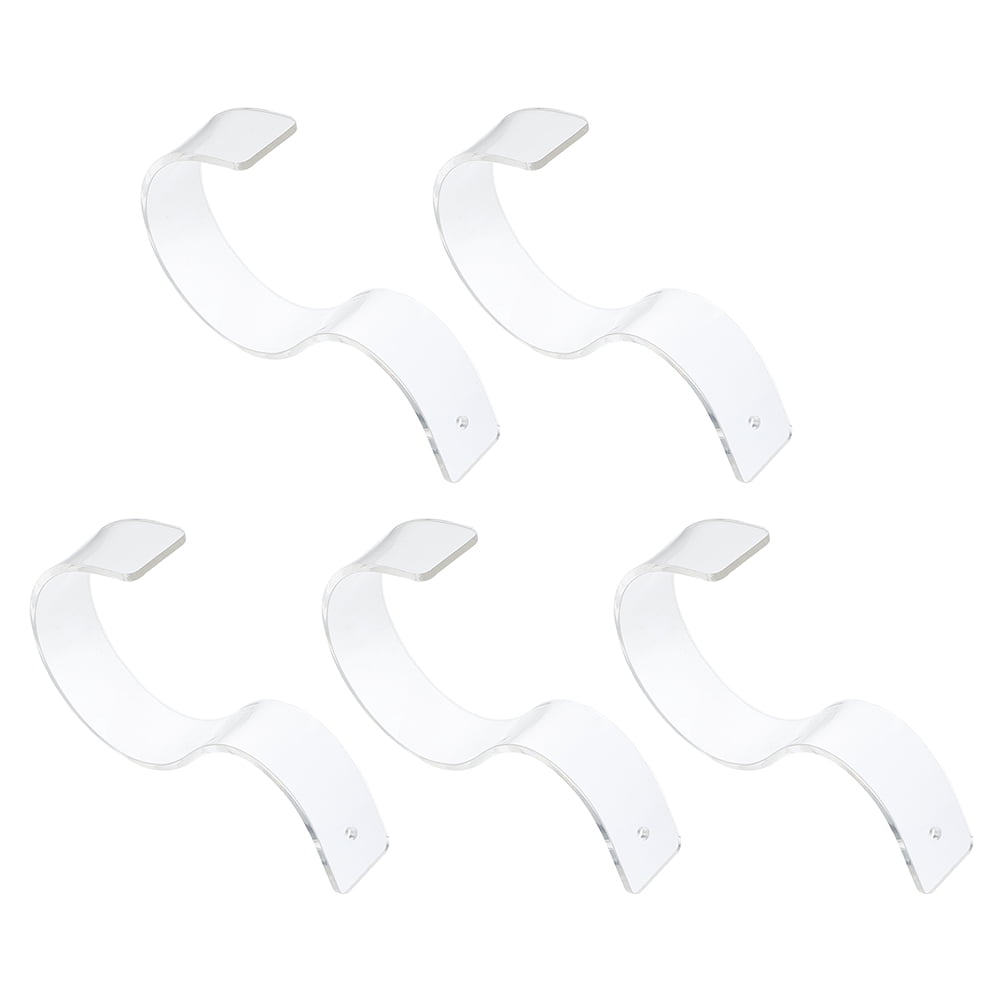 ULTNICE 5 Pcs Acrylic Display Rack Shop Belt Display Stands Belt Stand ...