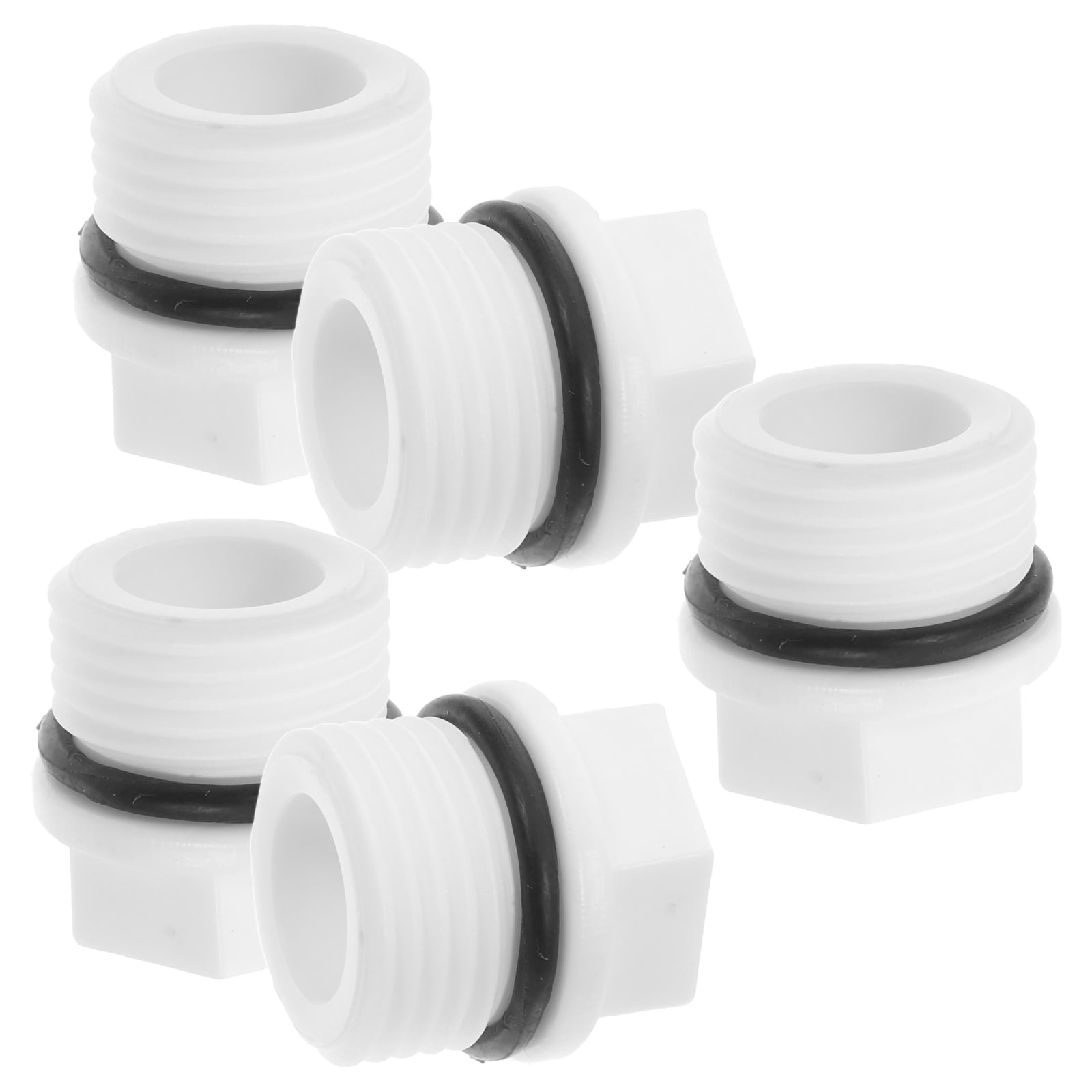 ULTNICE PPR Pipe Plug End Cap Connectors White 5Set 0.9X0.8X0.8in ...