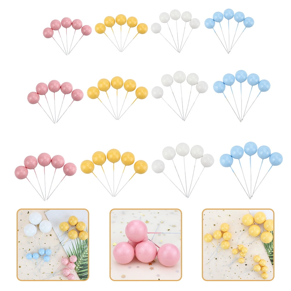 ULTNICE Assorted Color Plastic Cake Toppers for Decoration with Quality ...