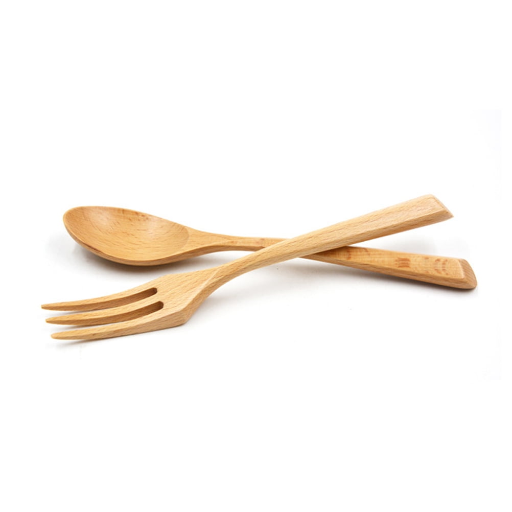 ULTNICE Honey Spoon Triangle Handle Spoon Light Brown 1Set 7.5 x 1.4 x ...