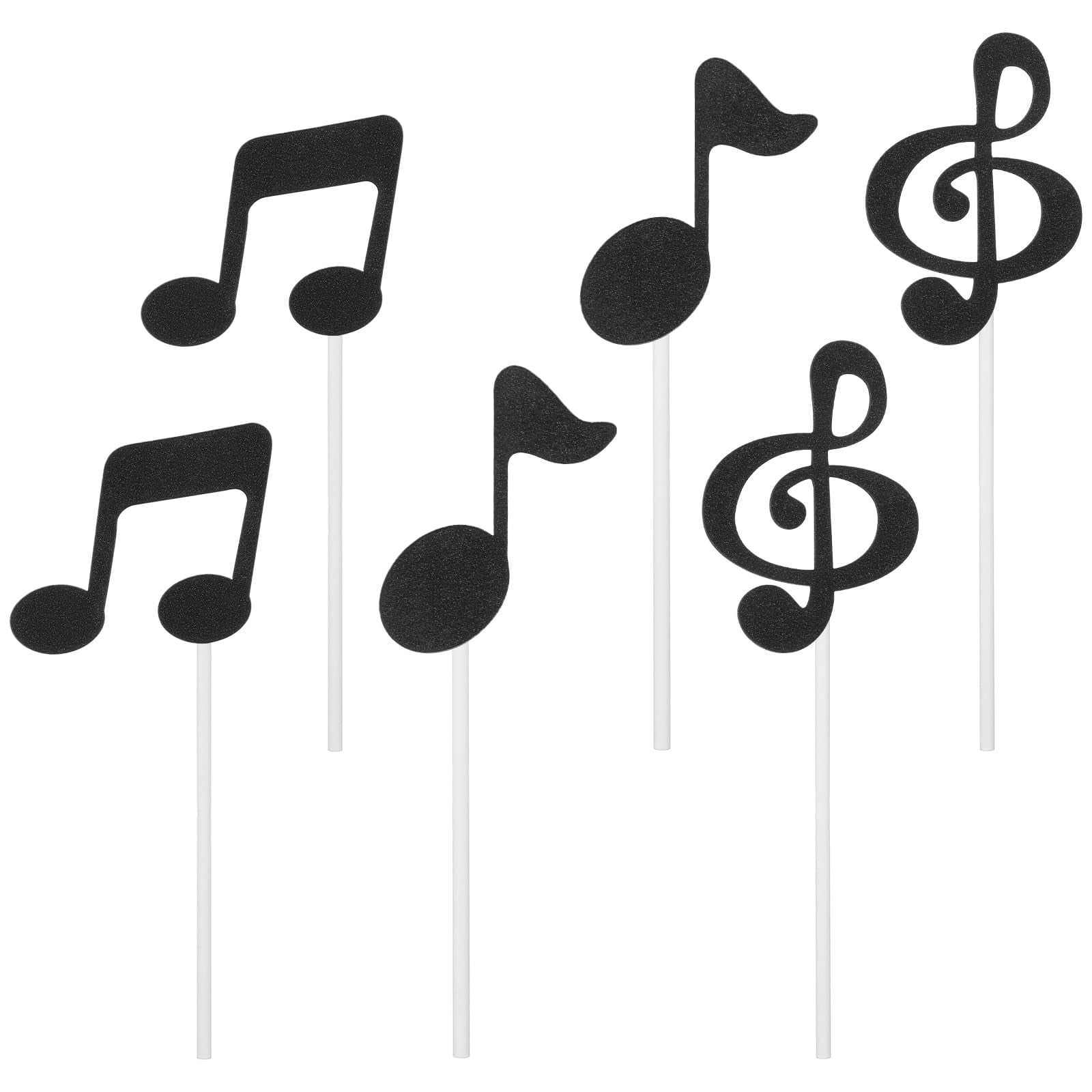 ULTNICE Cake TopperTRDN 6Pcs Music Symbol Theme Party Cupcake Toppers ...