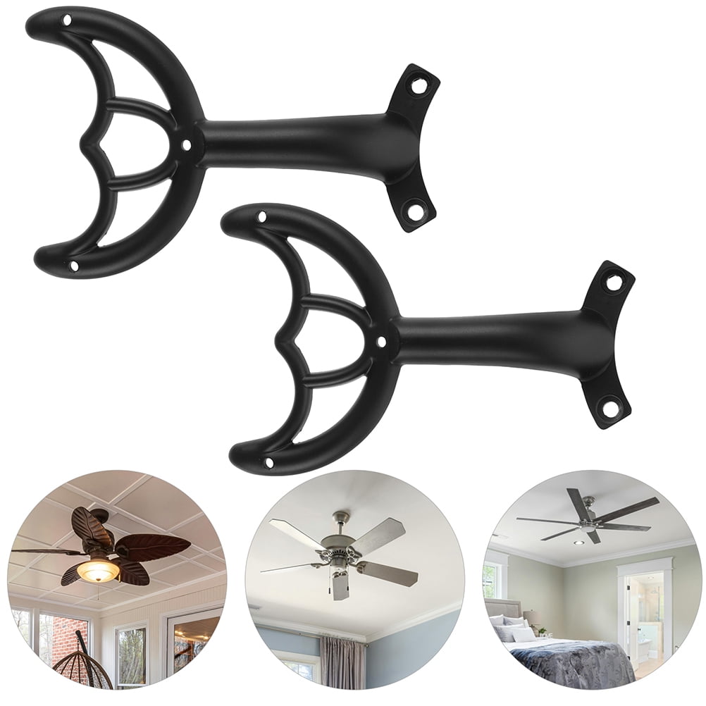 ULTNICE Ceiling Fan Parts Replacement Ceiling Fan Arms Black 4Pcs 7.1X4 ...