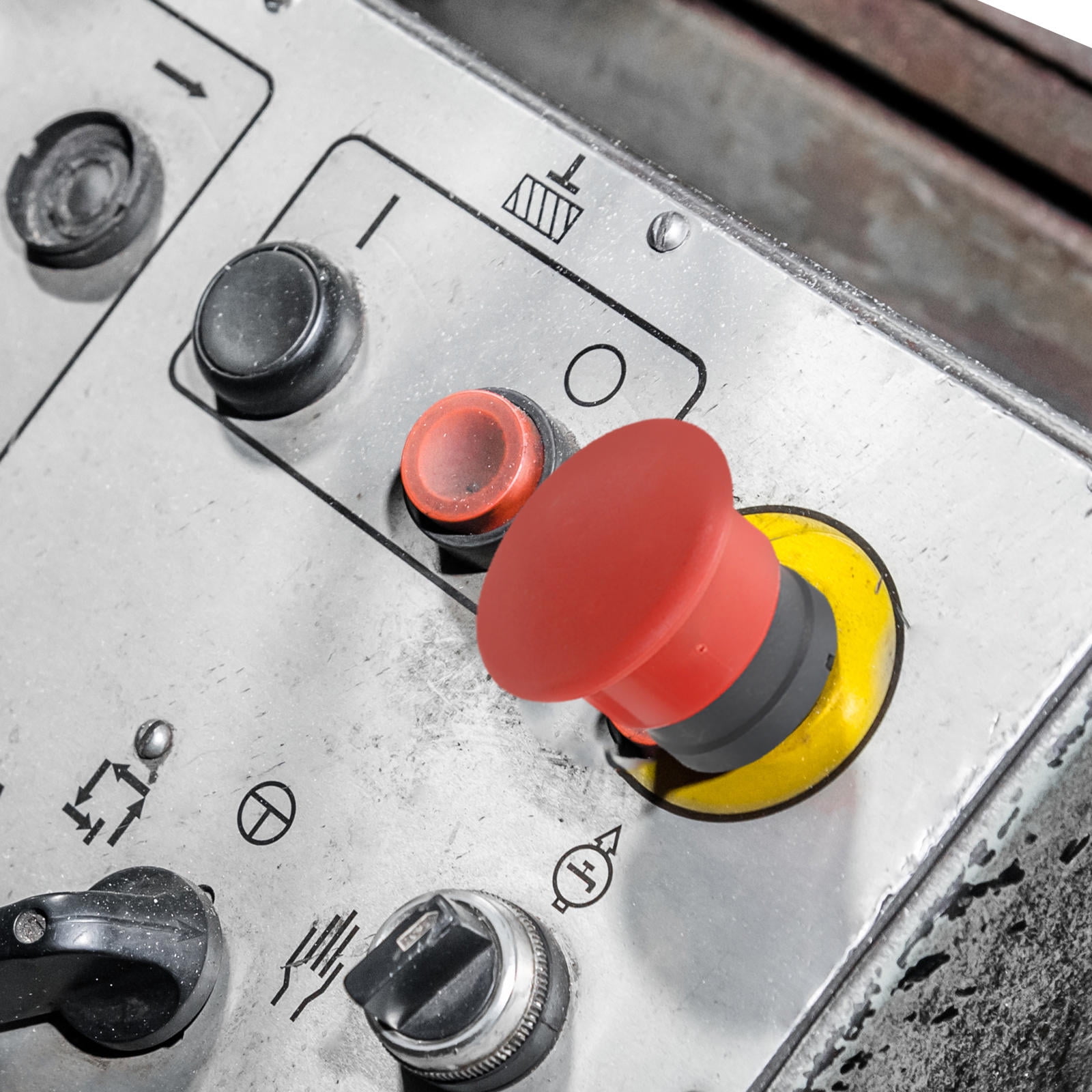 ULTNICE Emergency Stop Button Waterproof Push Button Metal Reset 1Pack ...