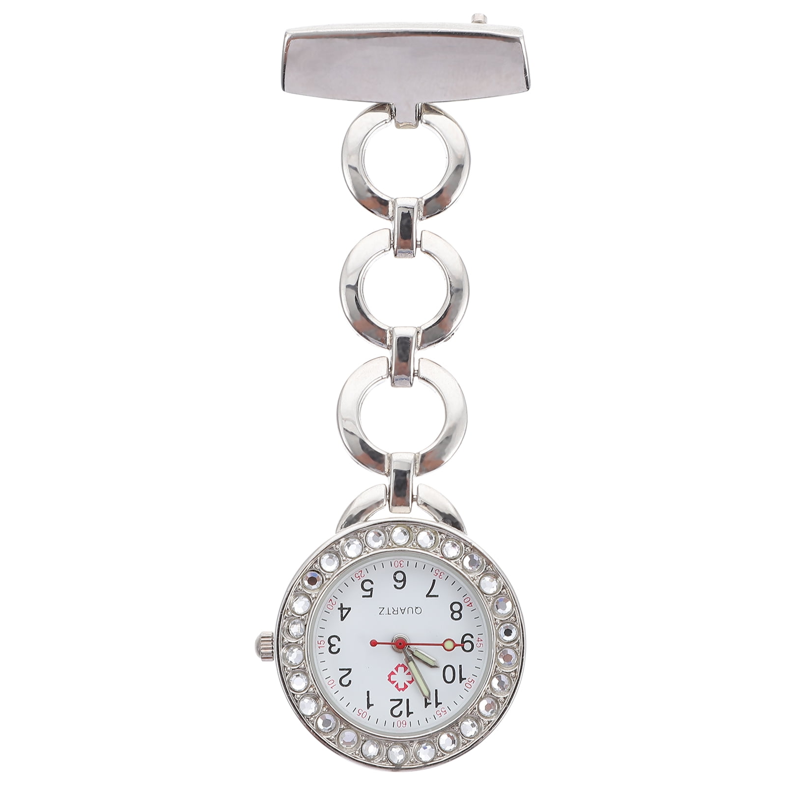 ULTNICE Hanging Nurse Watch Pocket Watch Silver 1Set Time Telling ...