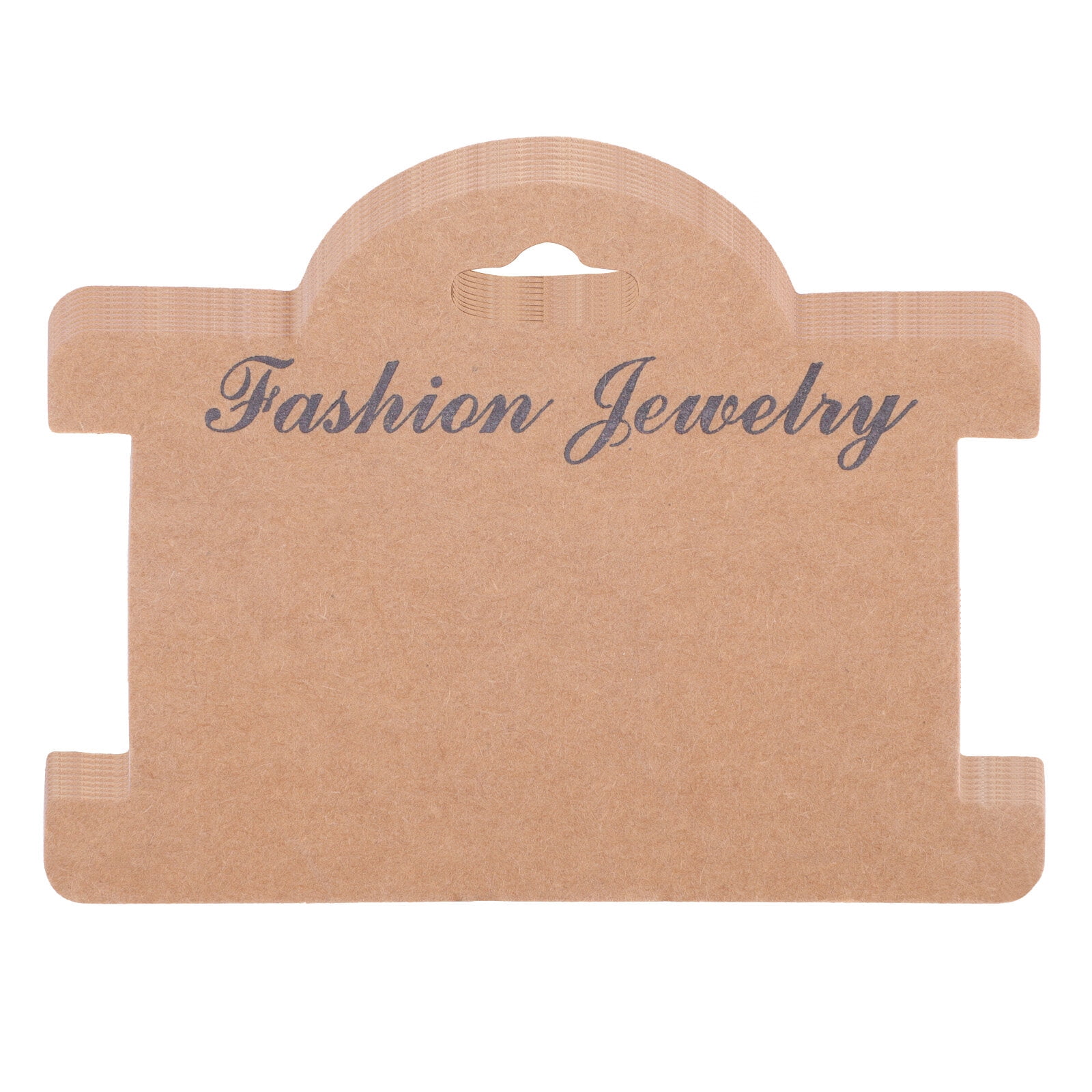 ULTNICE Khaki Paper Jewelry Display Cards for Earring Necklace Safe ...