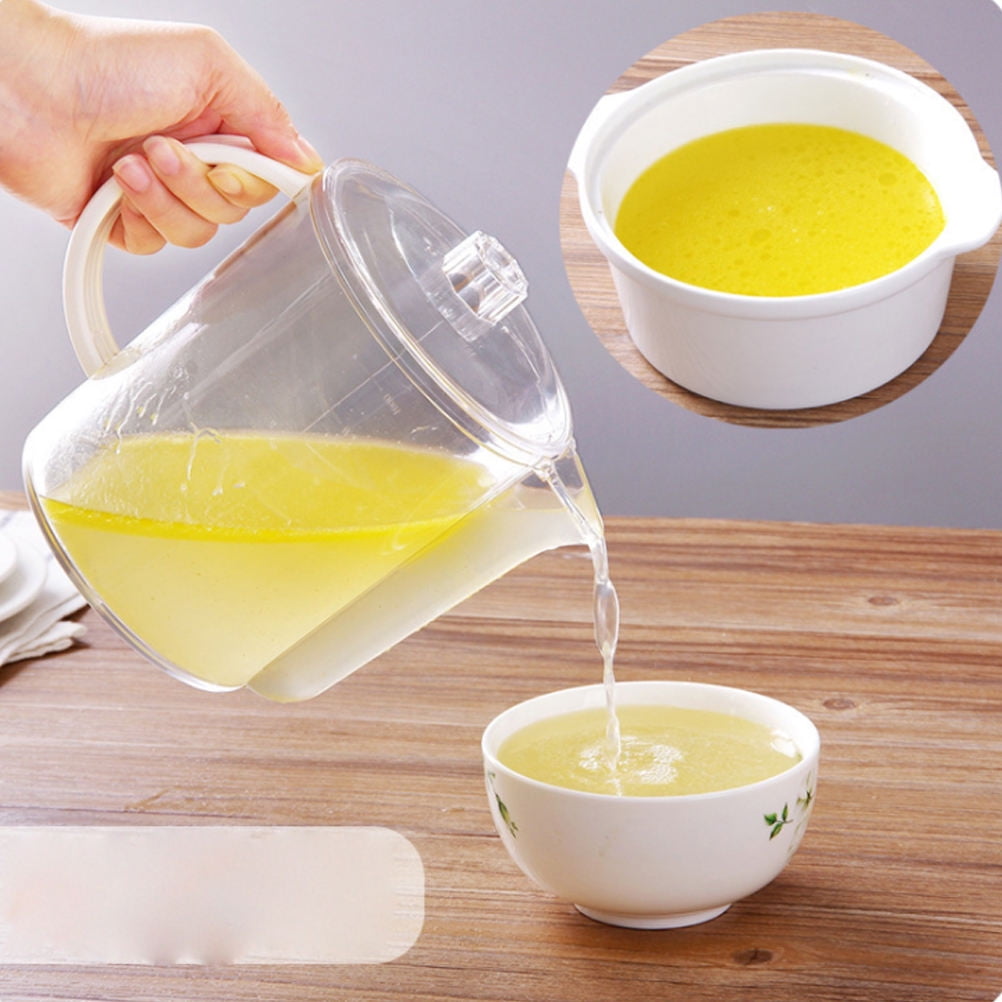 ULTNICE Oil Separator Jug Refrigerator Safe Measuring Cup PP Material ...