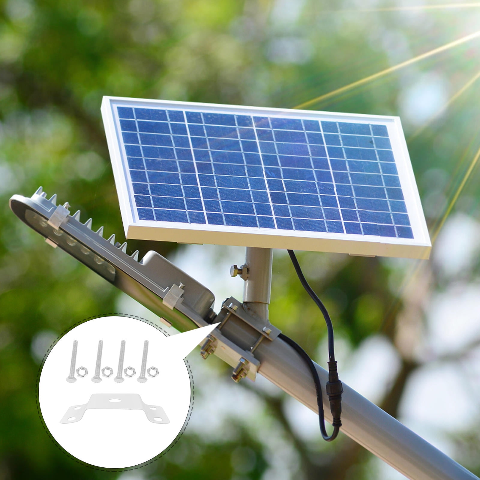 ULTNICE Outdoor Light Fixture Mounting Kit 1Set Weather Resistant Solar ...