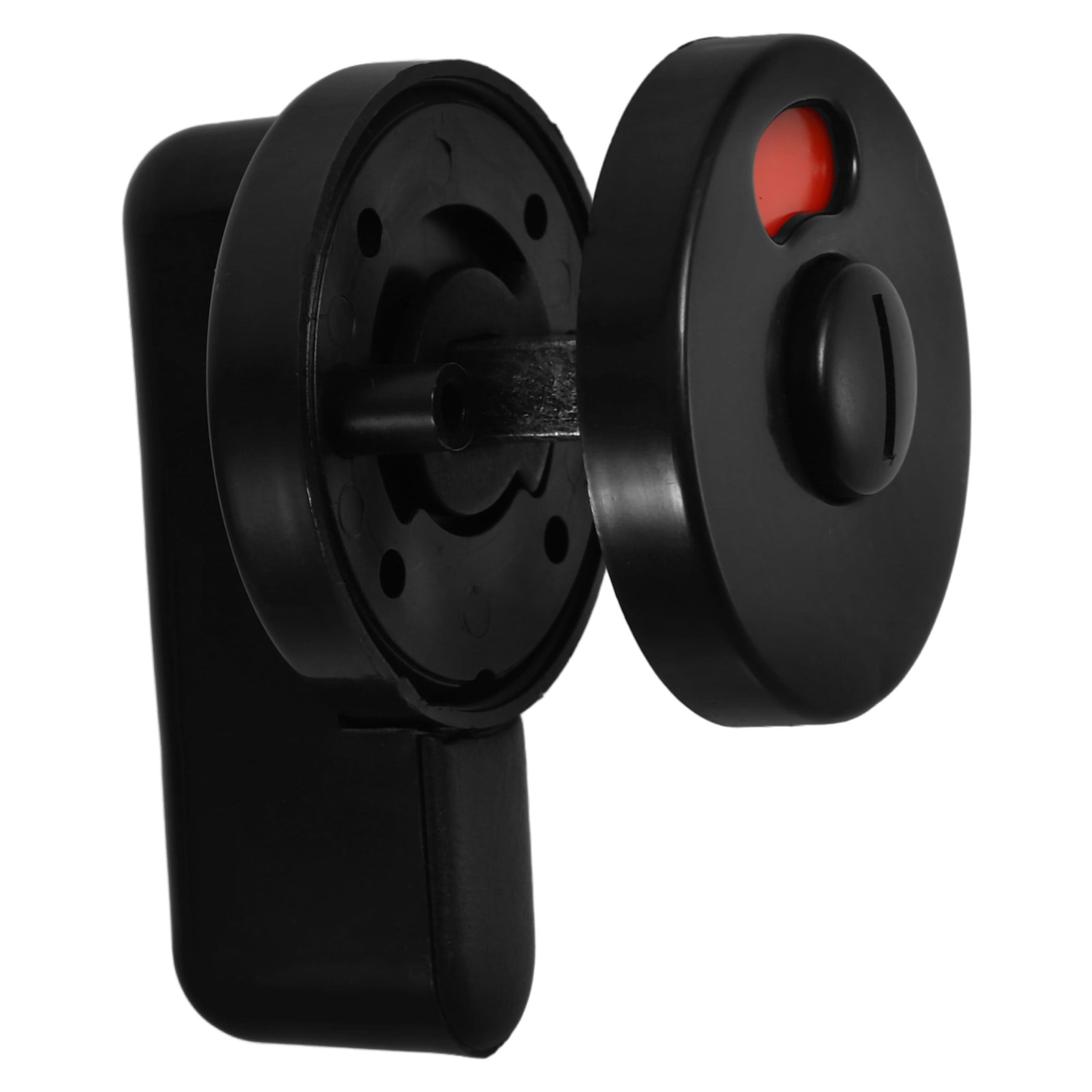 ULTNICE Sleek Black Plastic Door Lock for Bathroom 1Pack with Indicator ...