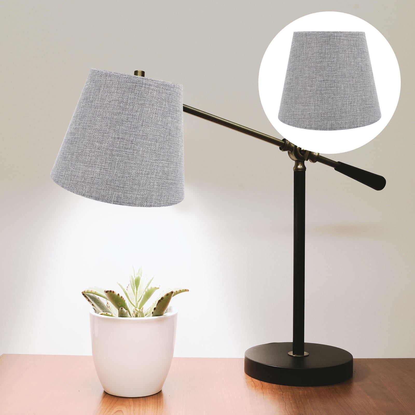 ULTNICE Small Lamp Shade E14 Light Socket Vintage Lamp Shade For ...