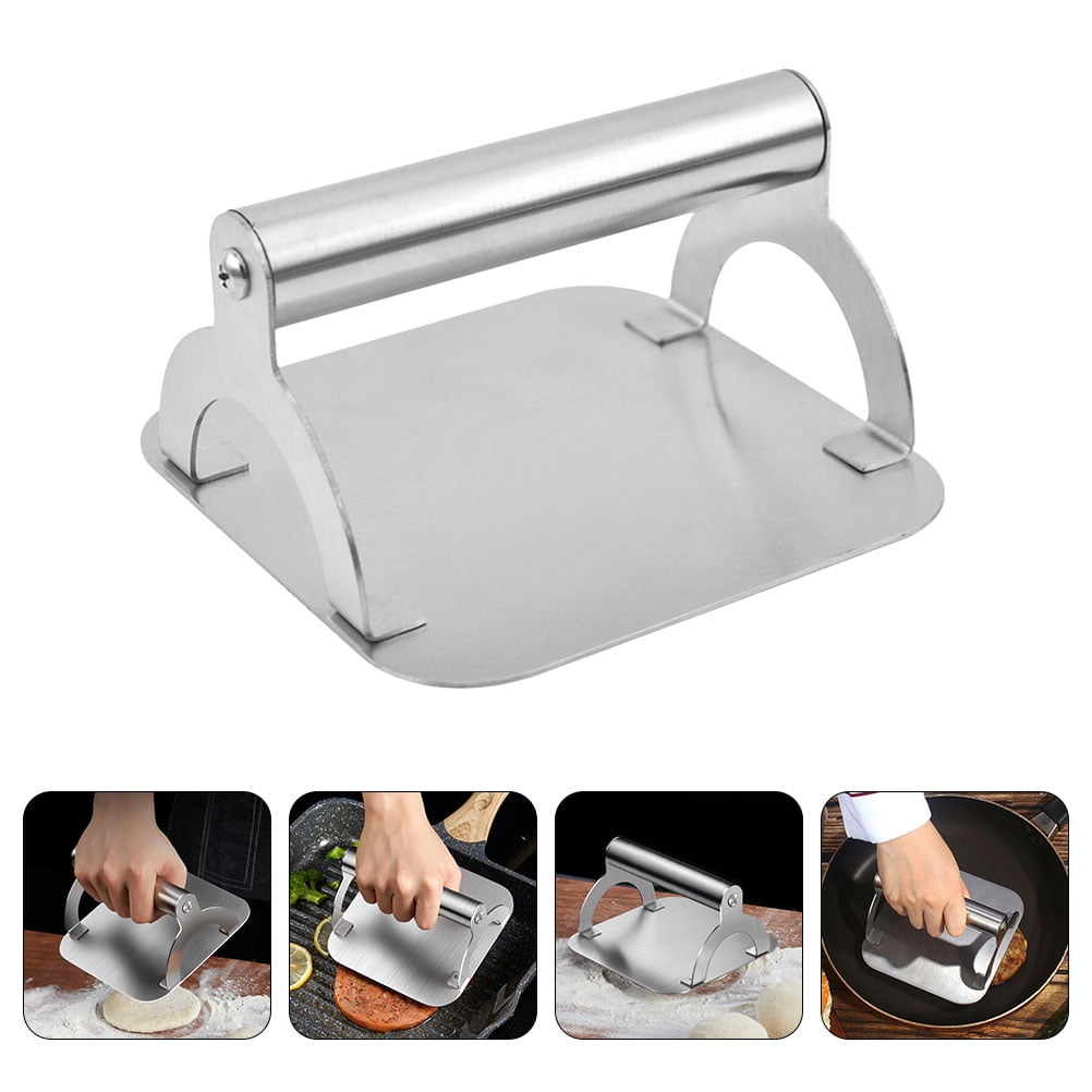 ULTNICE Smashed Burger Press Stainless Steel Patty Making Mold for Home ...