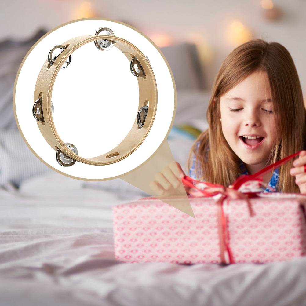 ULTNICE Tambourines Musical Instruments Multi Metal for Sensory ...