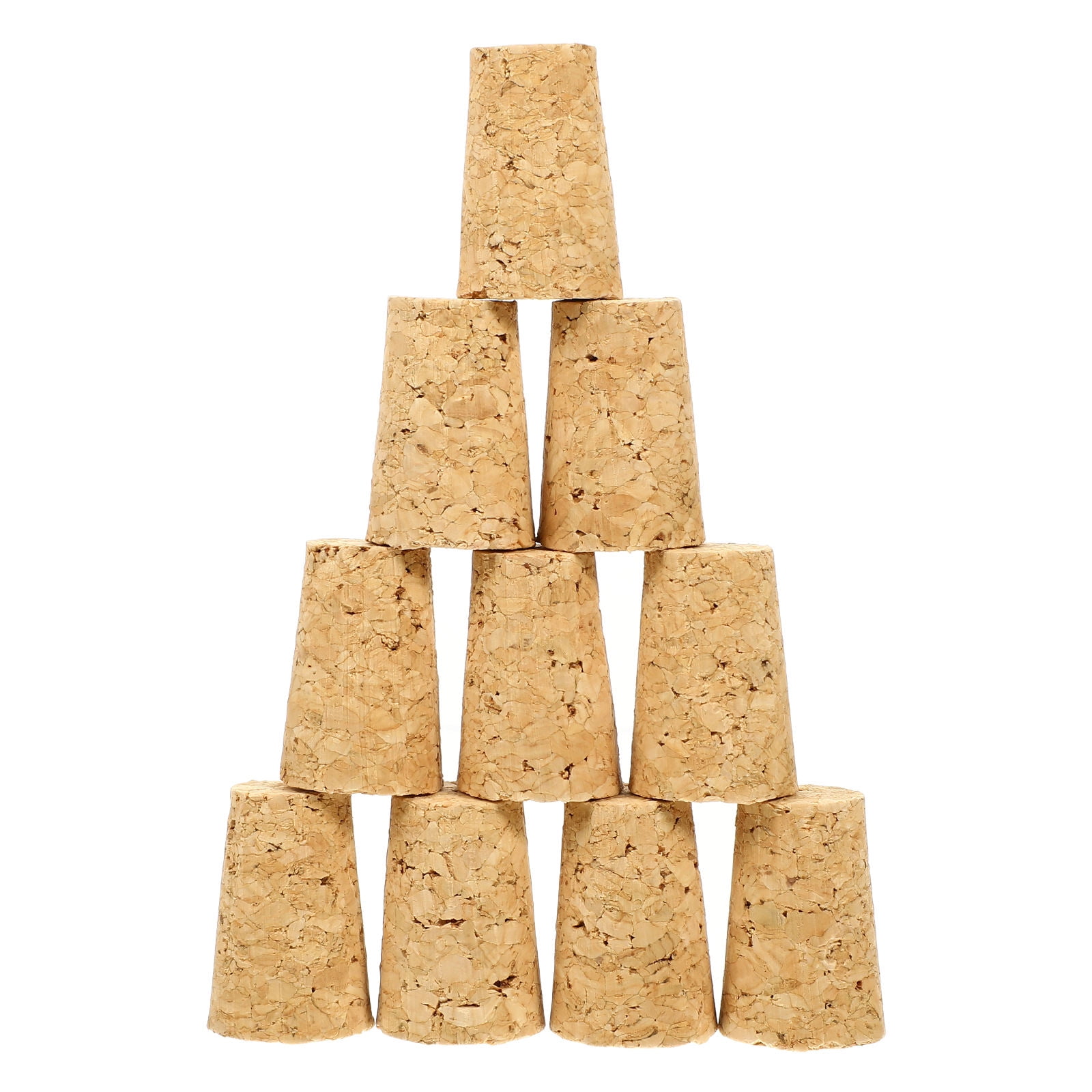 ULTNICE Tapered Cork Bung Stopper Natural Wood Color 10Pcs 0.86X0.71X1 ...