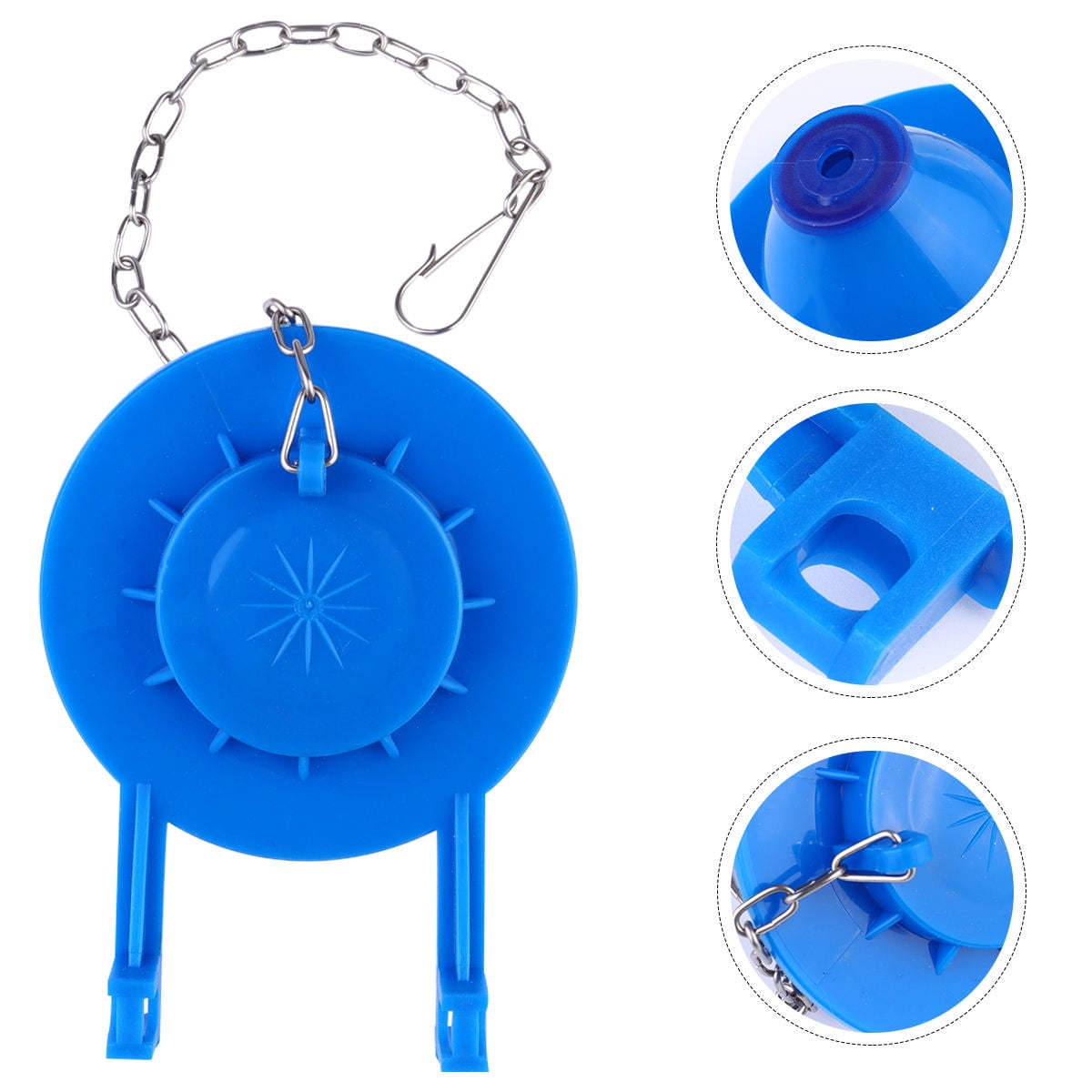 ULTNICE Toilet Flapper 1Set in Blue Color for Replacing Old Parts and ...