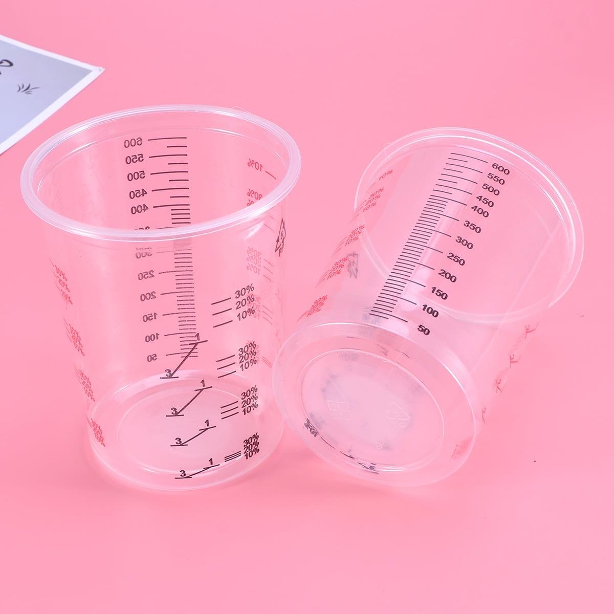 ULTNICE Transparent PP Measuring Cup with Printed Scale for Holding Use ...
