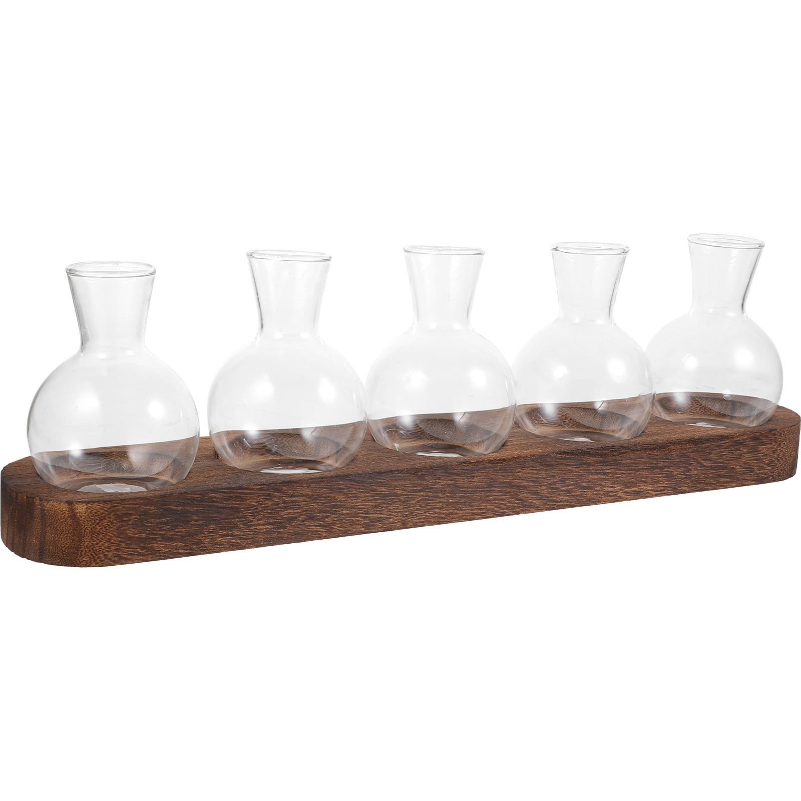 ULTNICE Unique Desk Plant Glass Vase Glass Hydroponic Vase For Office ...