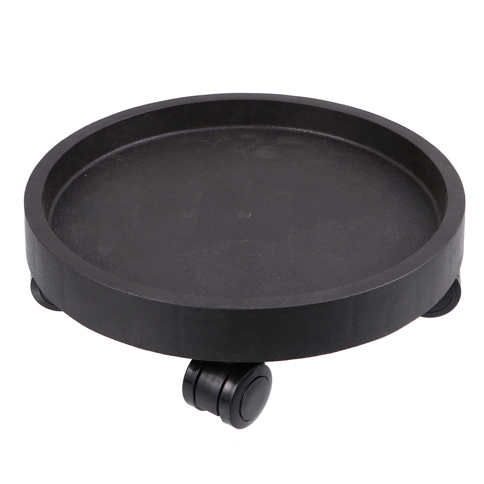 ULTNICE Wheeled Pot Stand Rolling Plant Stand Brown Practical Moving ...
