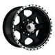 ULTRA 175b rogue 17x8 +19et 130.18mm gloss black diamond cut lip clear ...