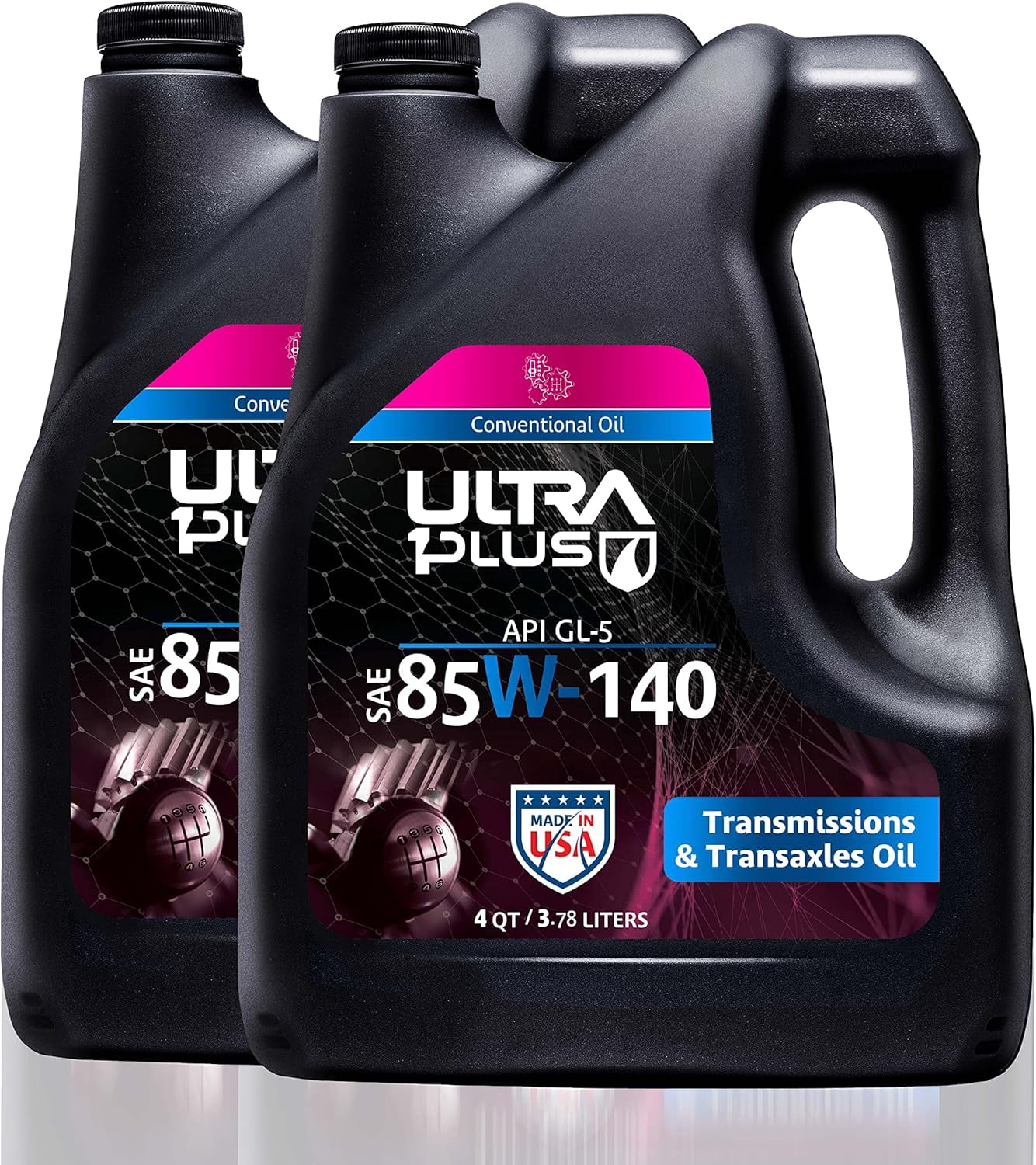 ULTRA 1PLUS SAE 85W-140 Conventional Gear Oil, API GL-5 - Walmart.com