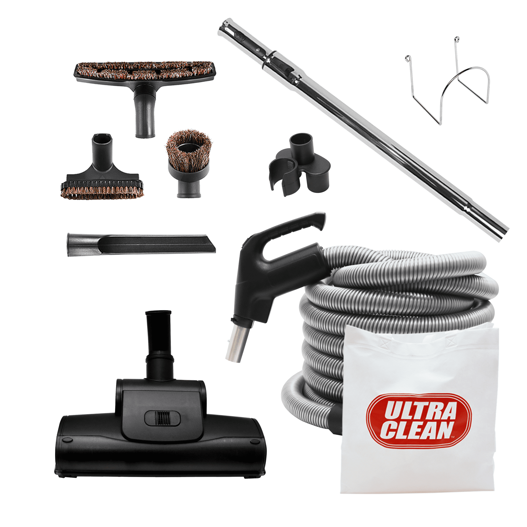 ULTRA CLEAN Central Vacuum Deluxe Plus Accessories Kit, With Low ...