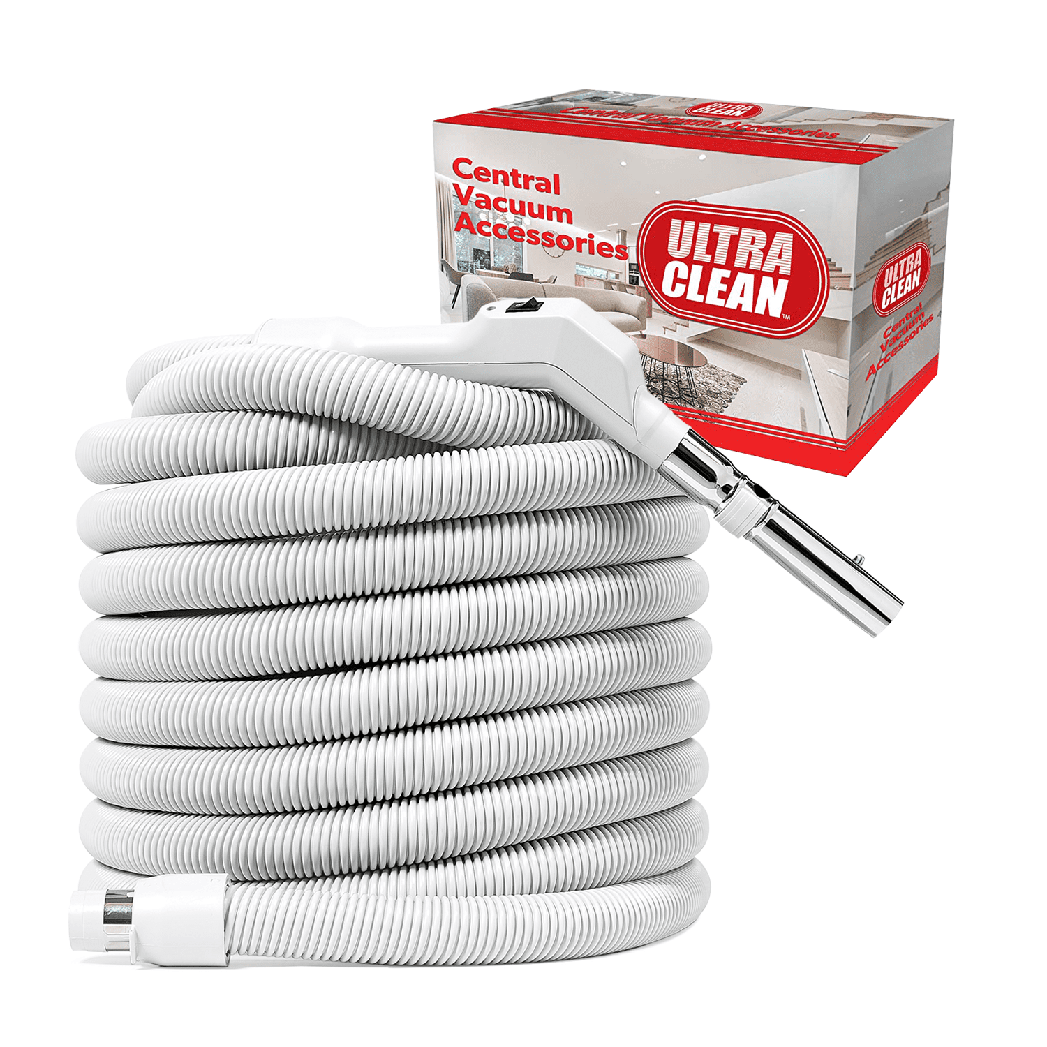 ULTRA CLEAN Central Vacuum Most Popular Air Hose Pistol-Grip - Low ...