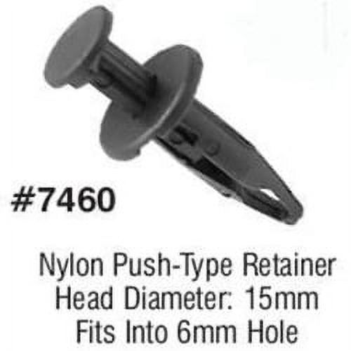 Ultra Fastener 7460R GM & Ford Push Type Retainer, UFO Red - 4 Piece ...