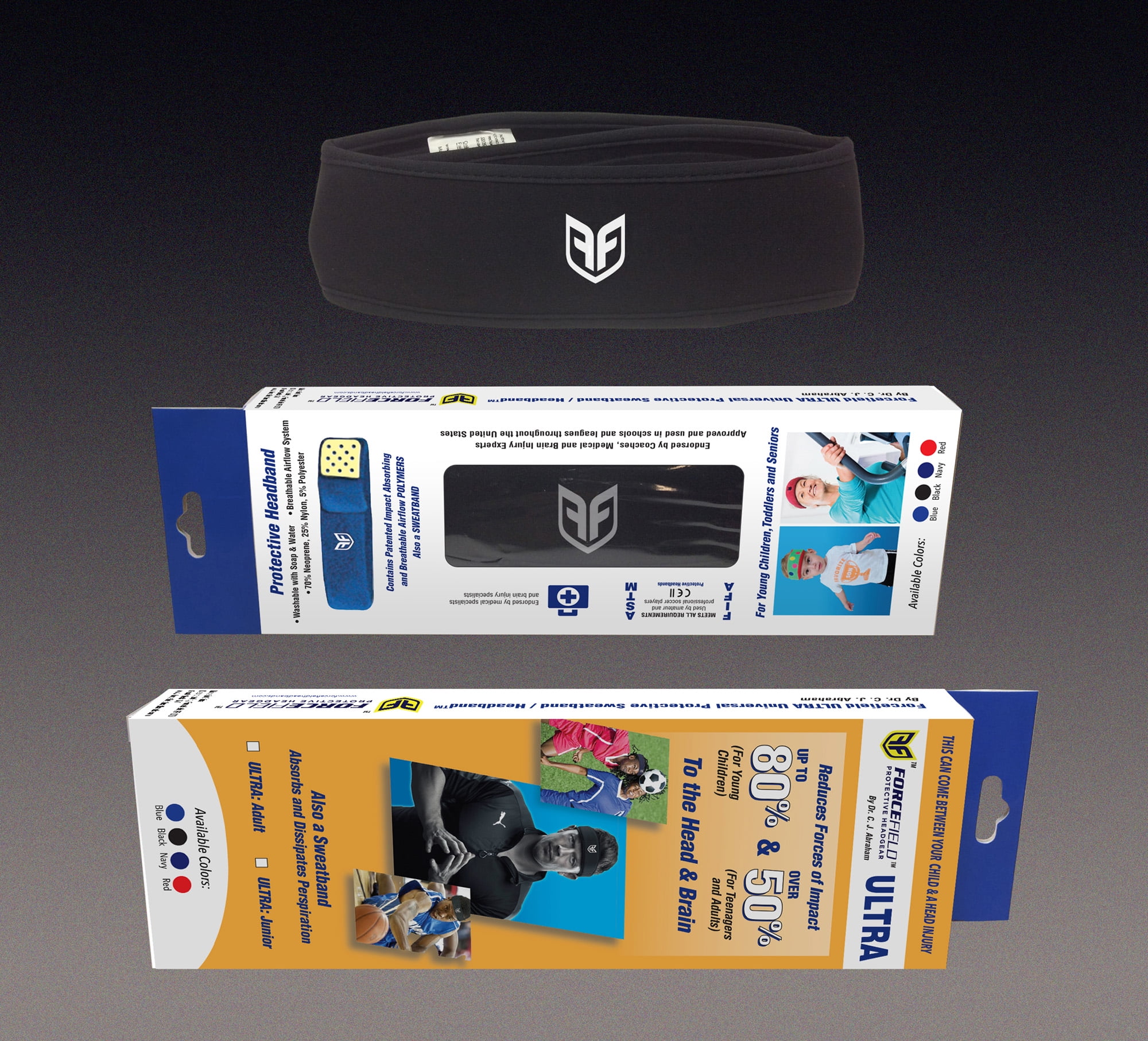 ULTRA Forcefield FF Protective Headgear Sport BLACK adult - Walmart.com