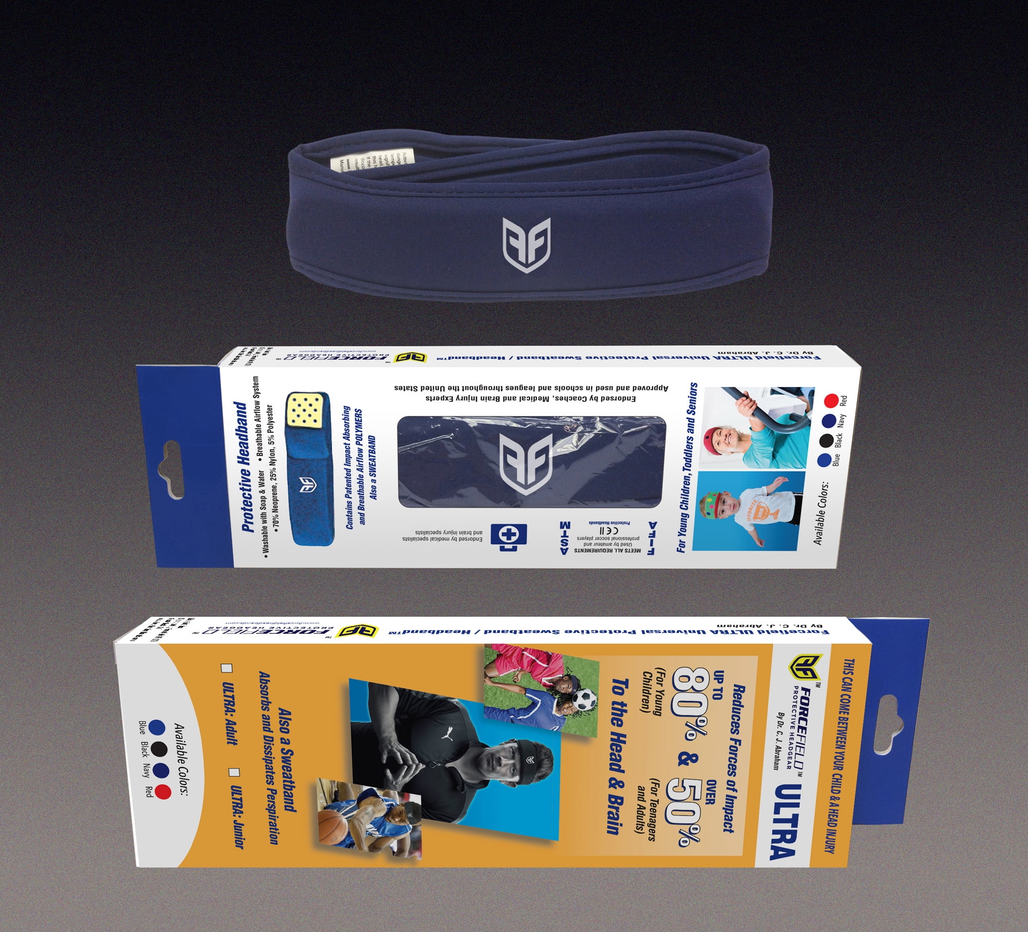 ULTRA Forcefield FF Protective Headgear Sport NAVY Junior - Walmart.com