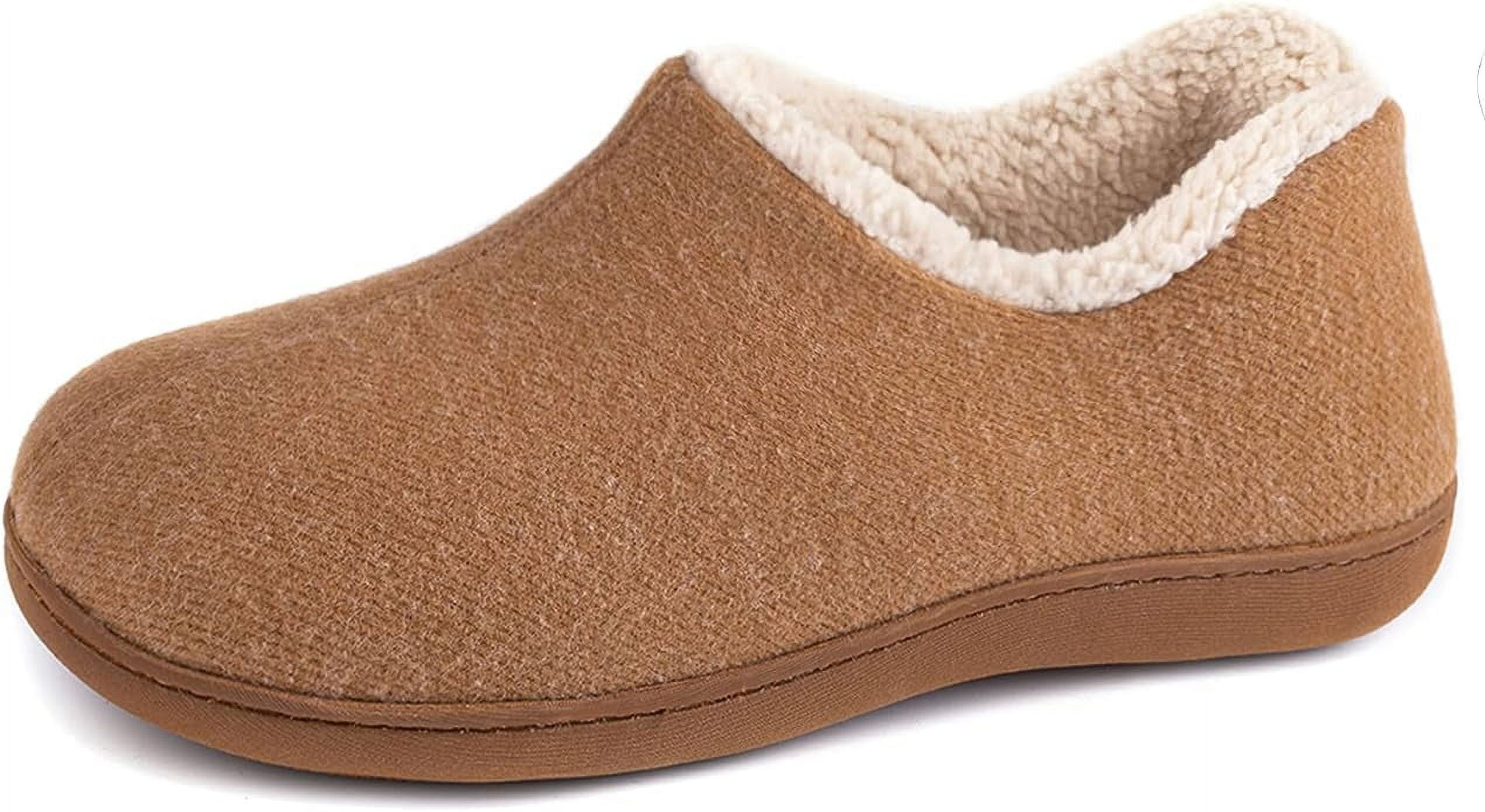 ULTRAIDEAS Women's Bootie Slippers Fuzzy with Memory Foam Indoor Loafer ...