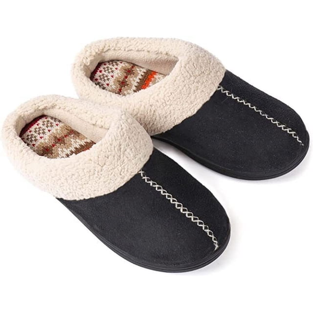 ULTRAIDEAS Women's Comfy Fuzzy Slippers with Memory Foam - Walmart.com