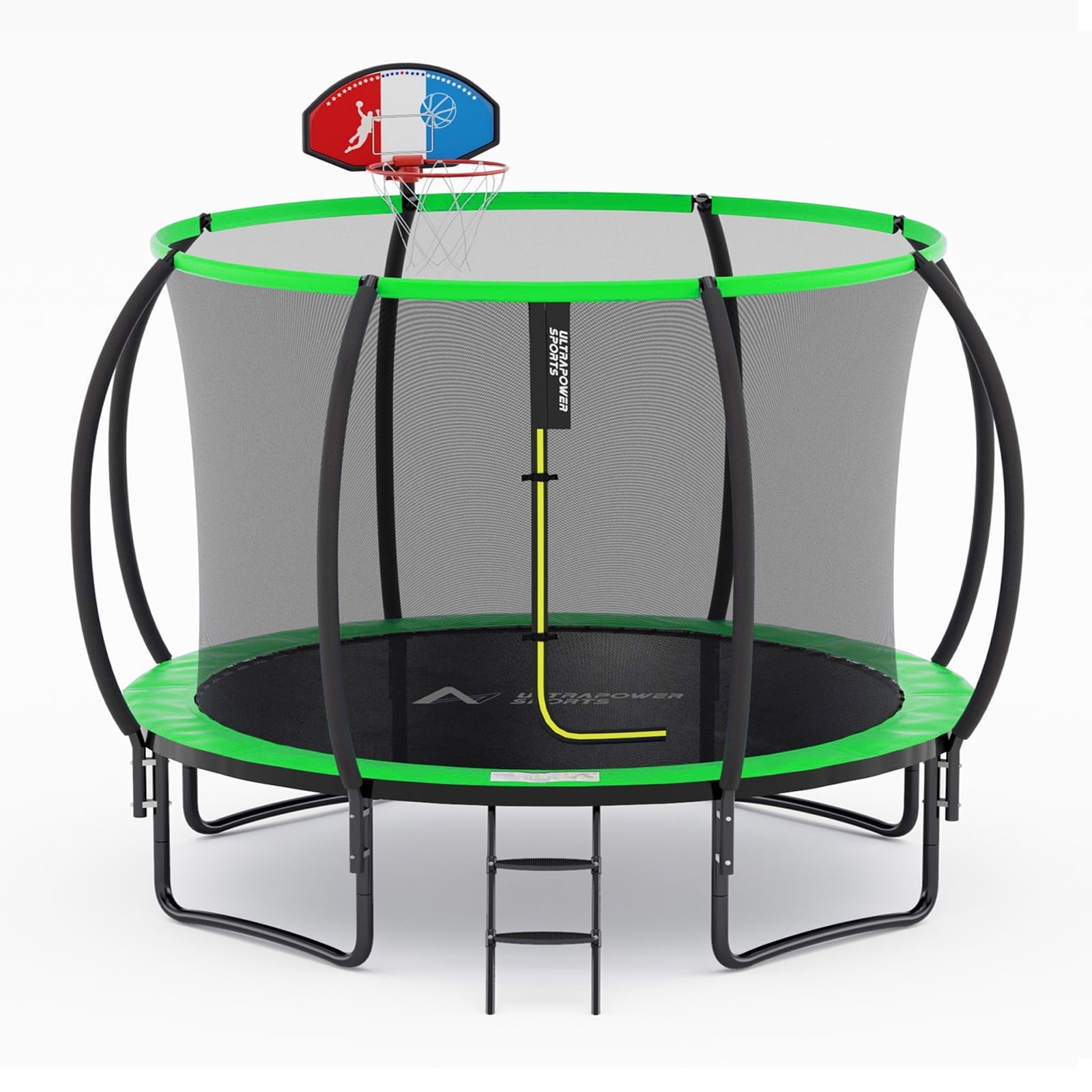 ULTRAPOWER SPORTS Trampoline, 10-15FT, Kids & Adults, with Enclosure ...