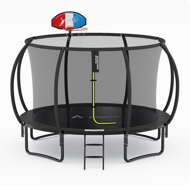 ULTRAPOWER SPORTS Trampoline for Kids Adults, 12FT Trampoline with ...