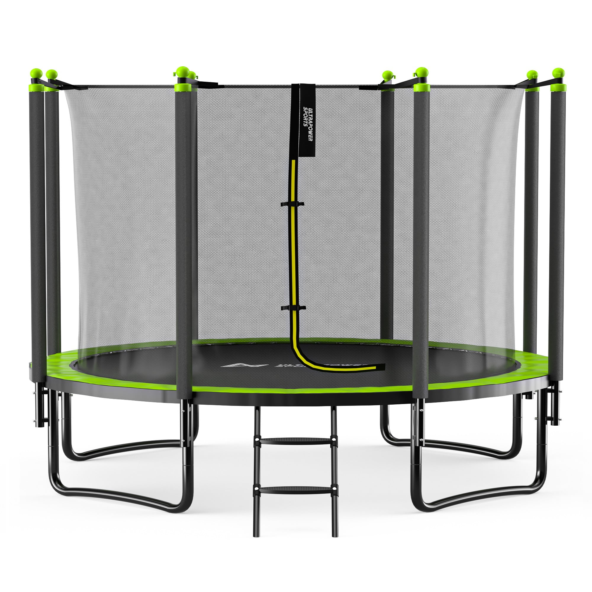 ULTRAPOWER SPORTS Trampoline, 10FT-15FT, with Safety Net and Ladder ...