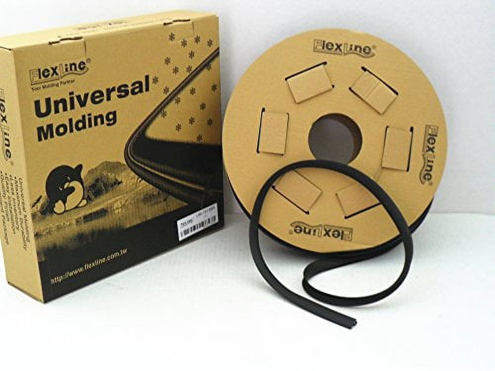 UM1913BR Flexline Windshield Auto Glass Universal Molding Flexible Trim ...