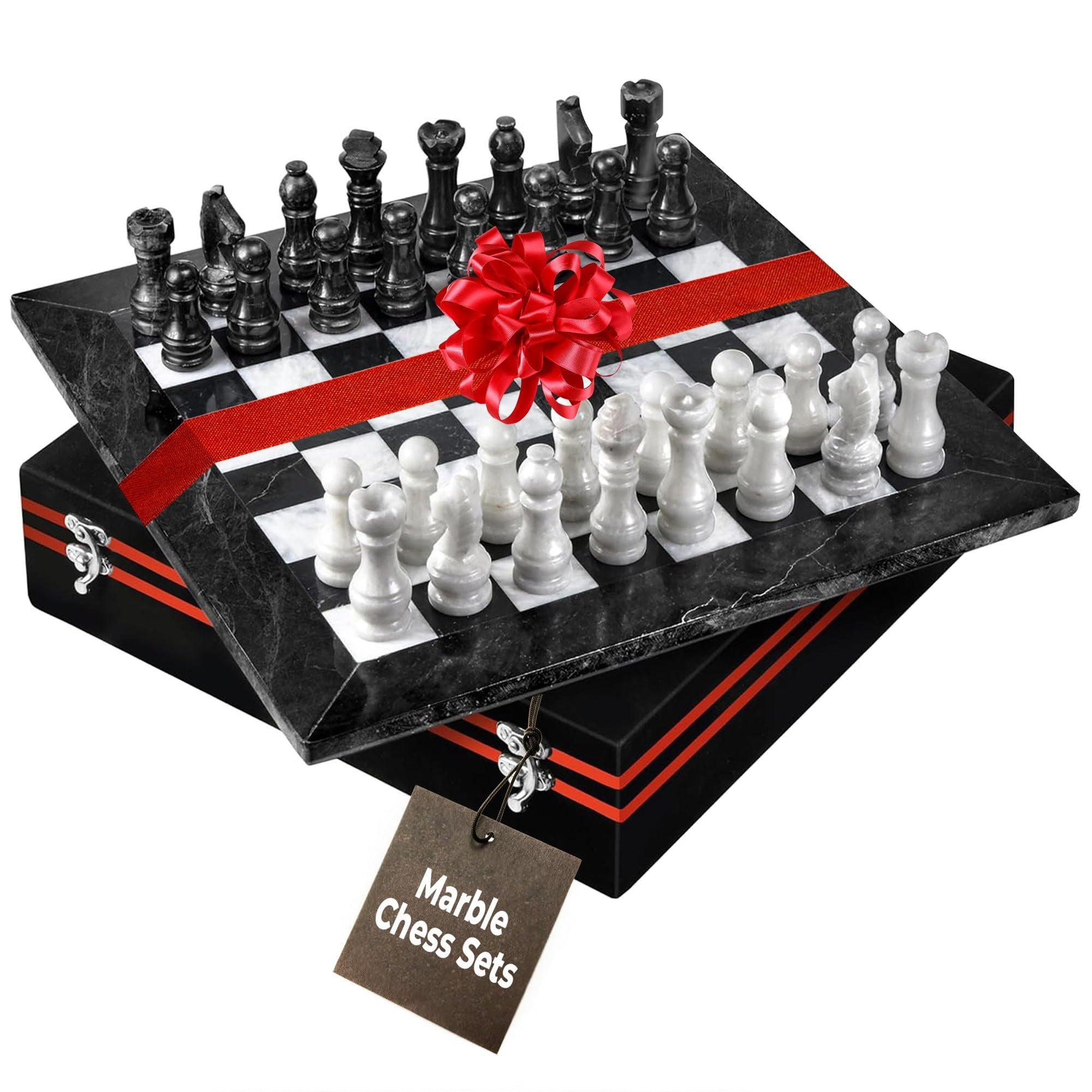 UMAID Marble Sets AIF9 for Adults, Handcrafted Board & Weighted Pieces ...