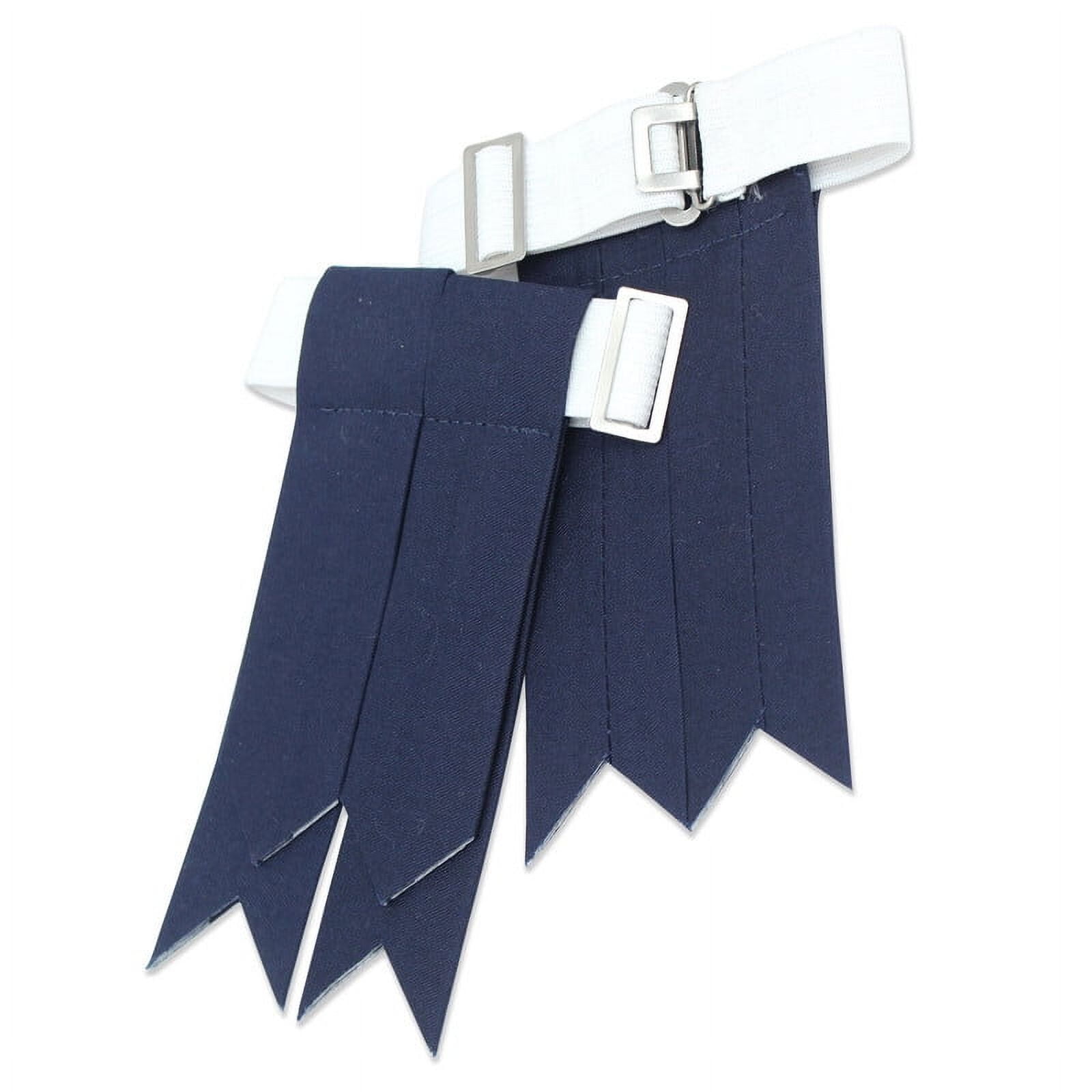 UMAM Kilt Flashes for Men with Heavy Buckle Adjusters,Plain Kilt Hose ...